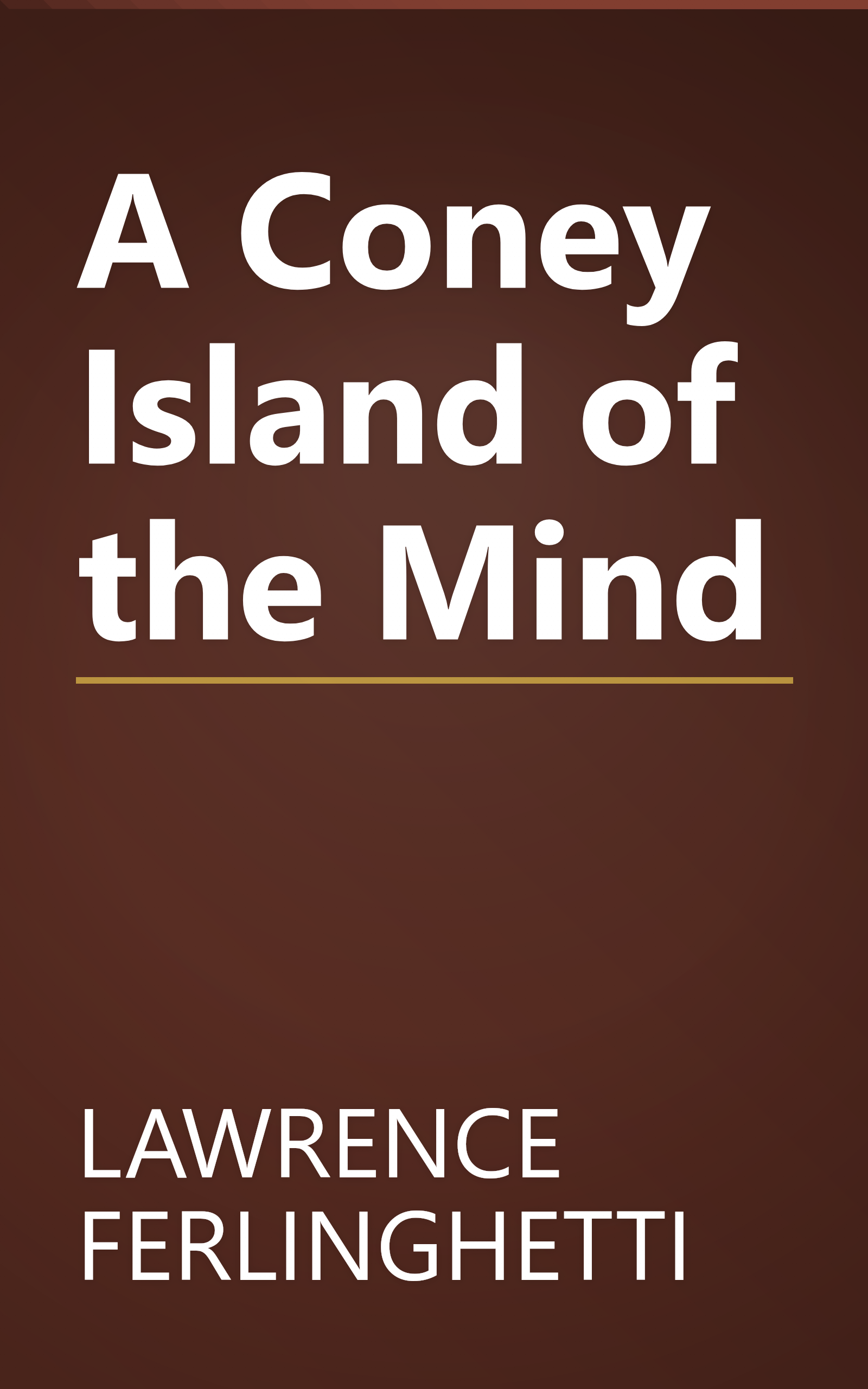 A Coney Island of the Mind book cover