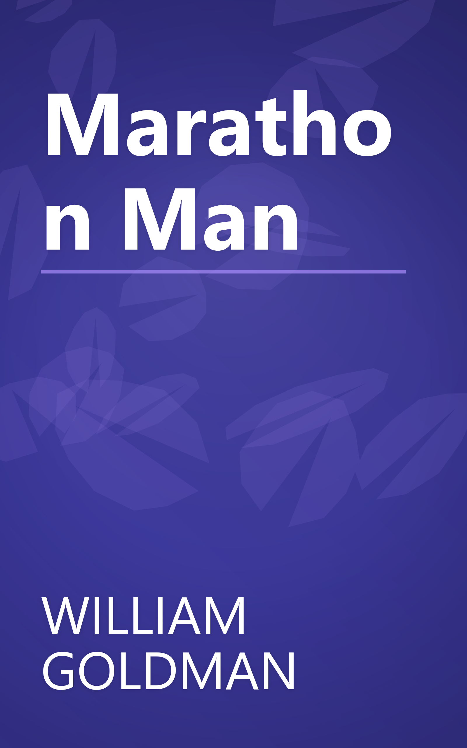 Marathon Man book cover
