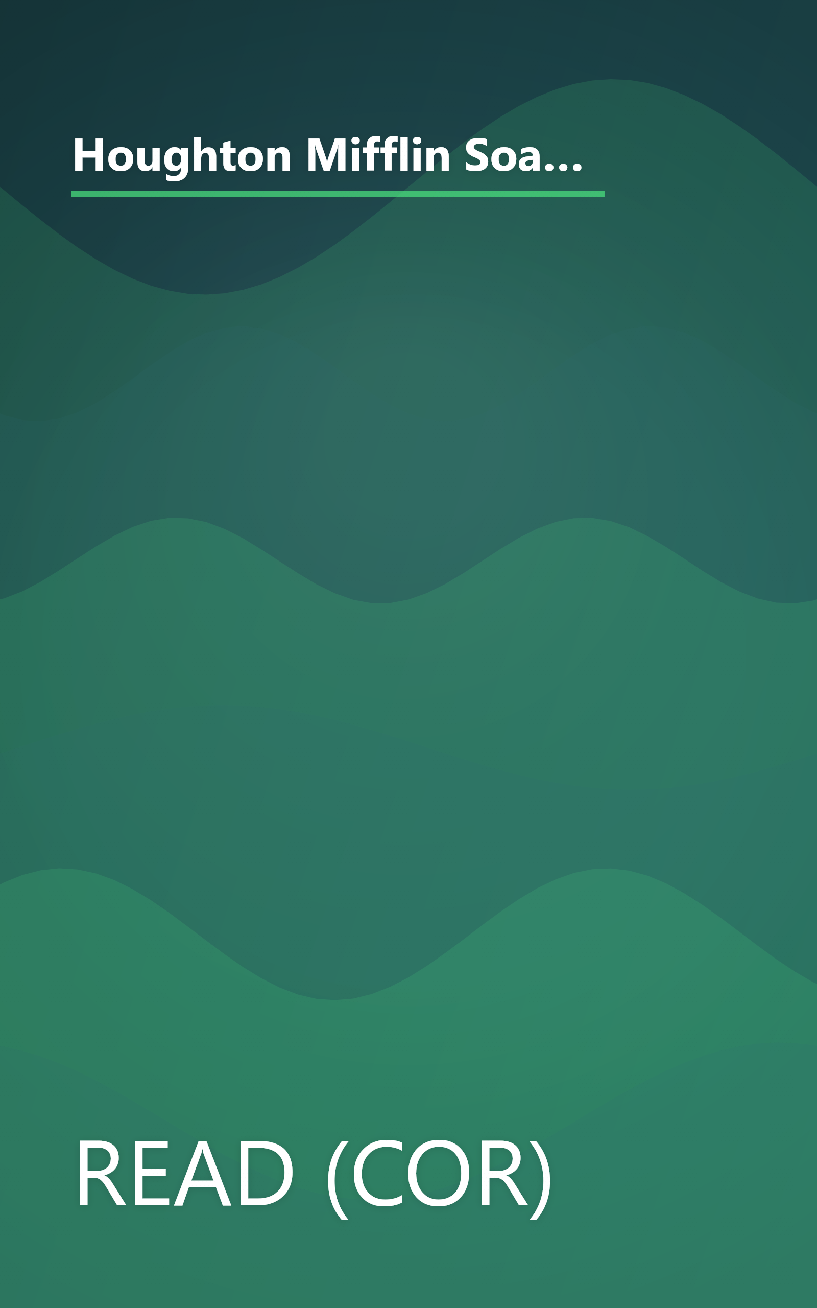 Houghton Mifflin Soar to Success: Rd Wolf'S Chicken Stew Lv 3 WOLF'S CHICKEN STEW (Read Soar to Success 1999) book cover