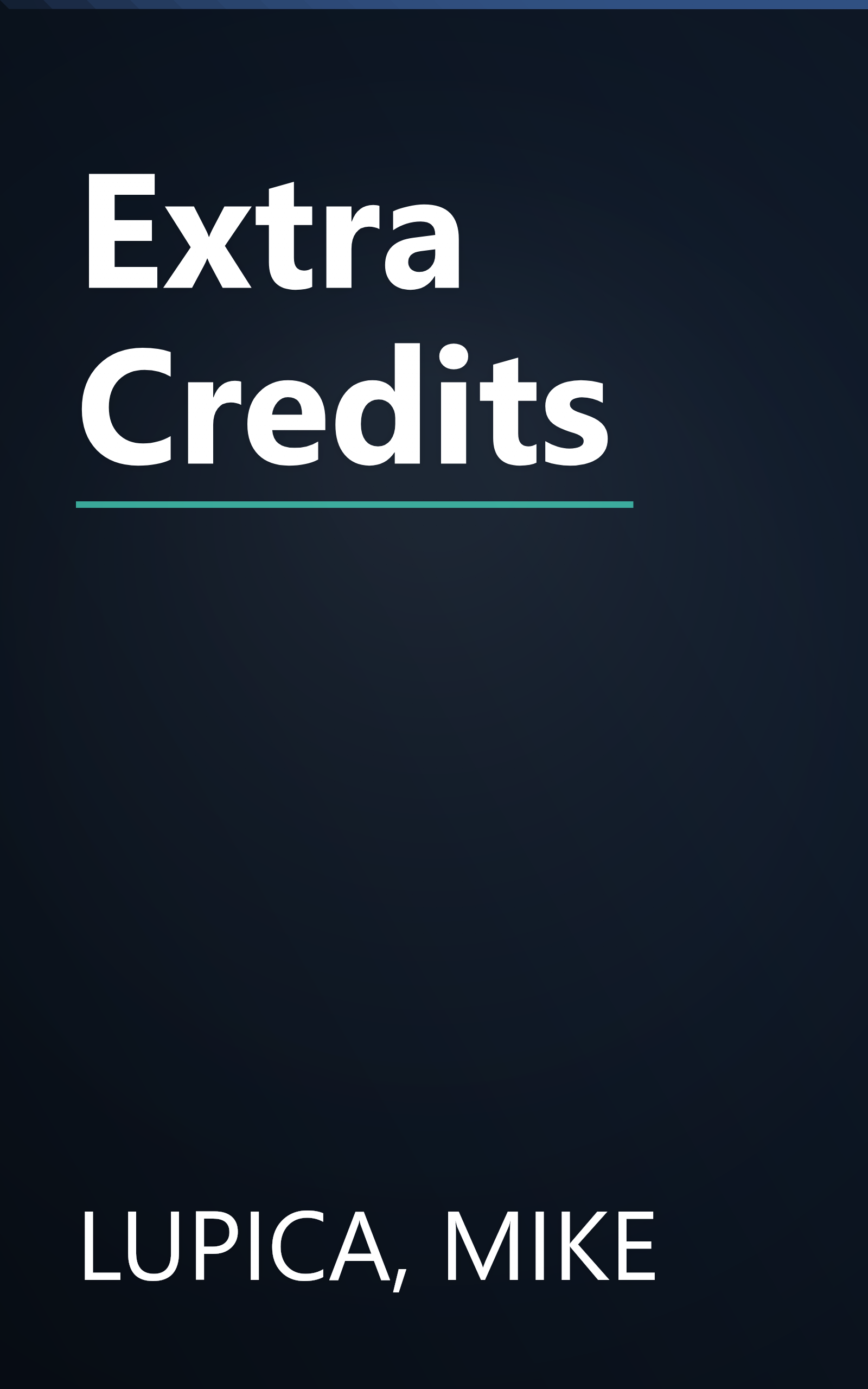 Extra Credits book cover