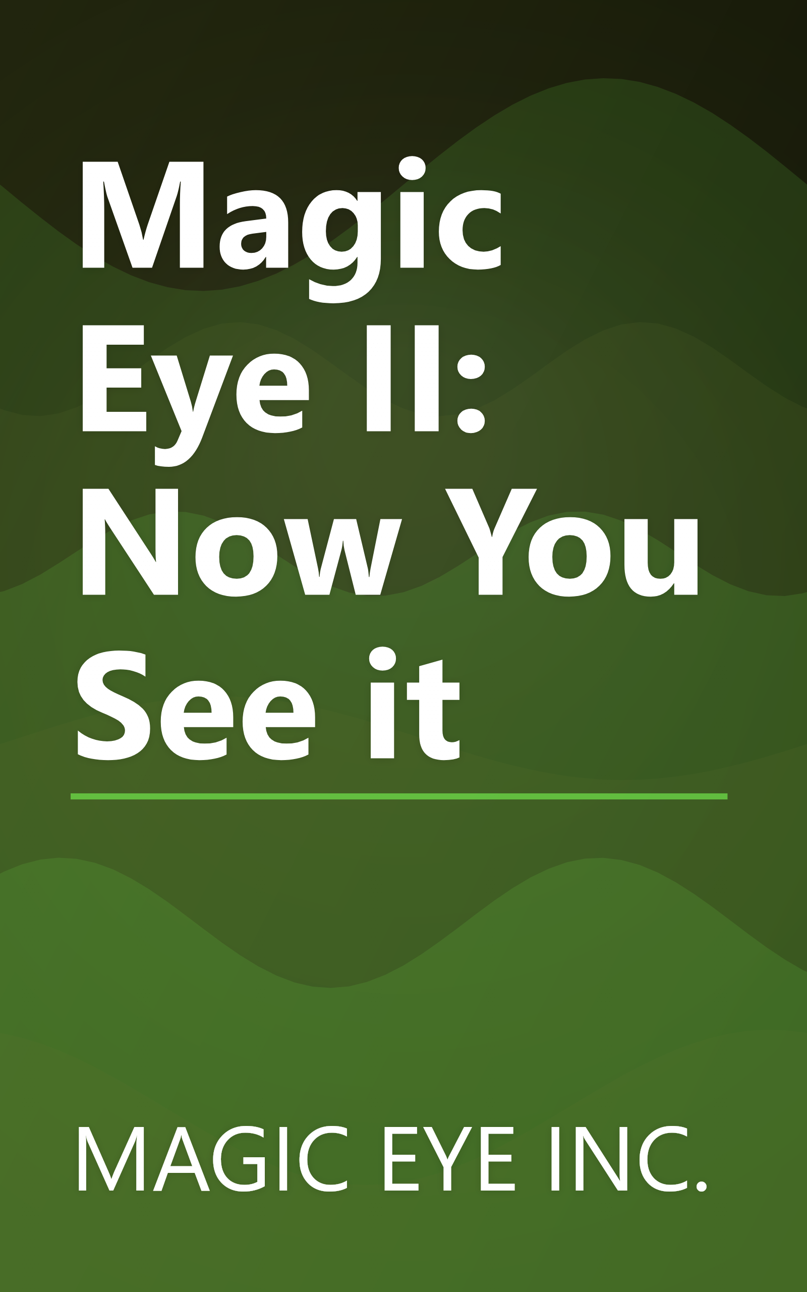 Magic Eye II: Now You See it book cover
