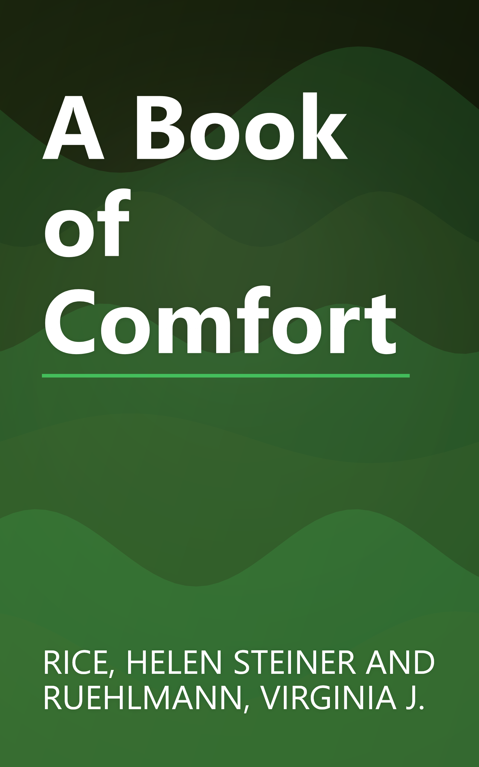 A Book of Comfort book cover