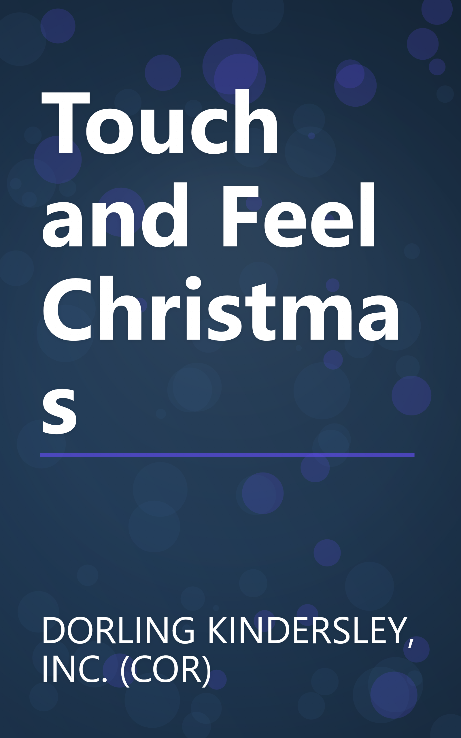 Touch and Feel Christmas book cover