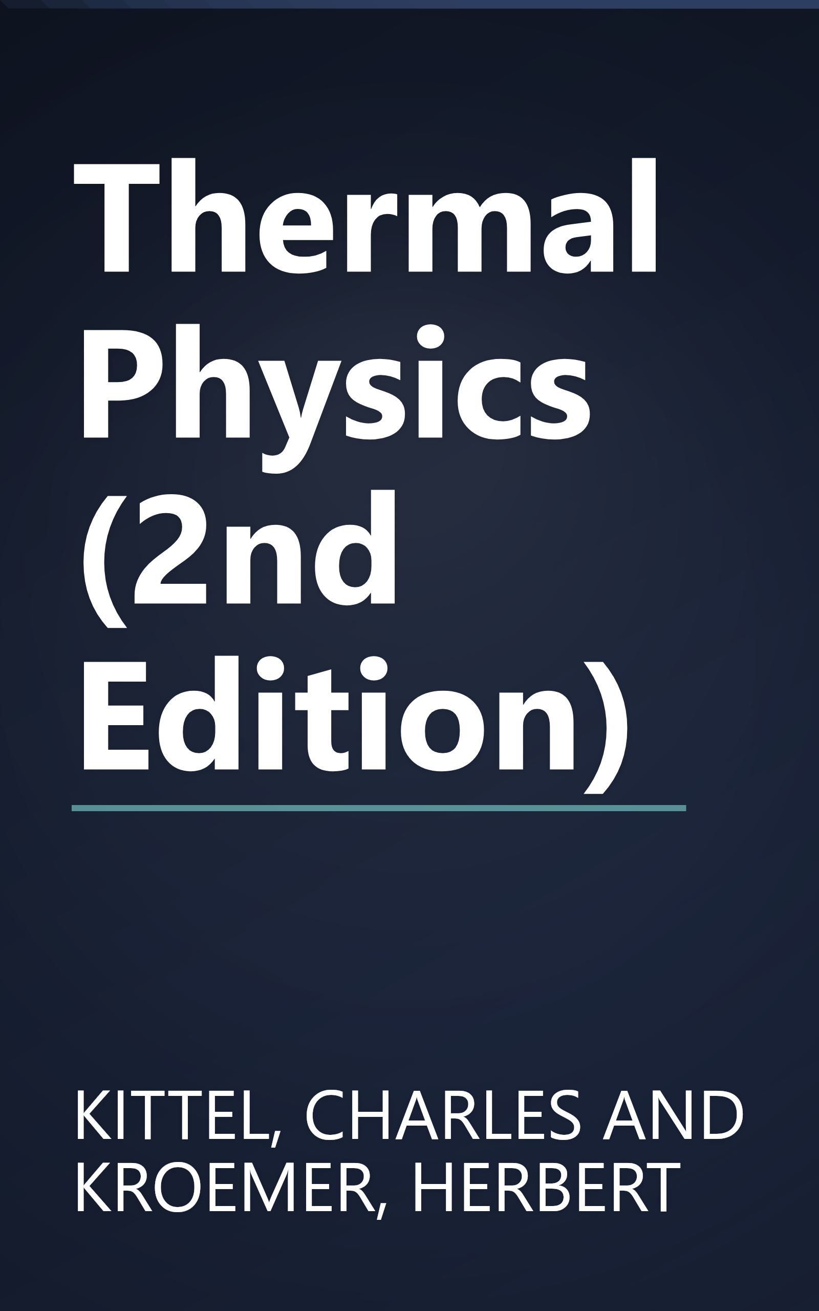 Thermal Physics (2nd Edition) book cover