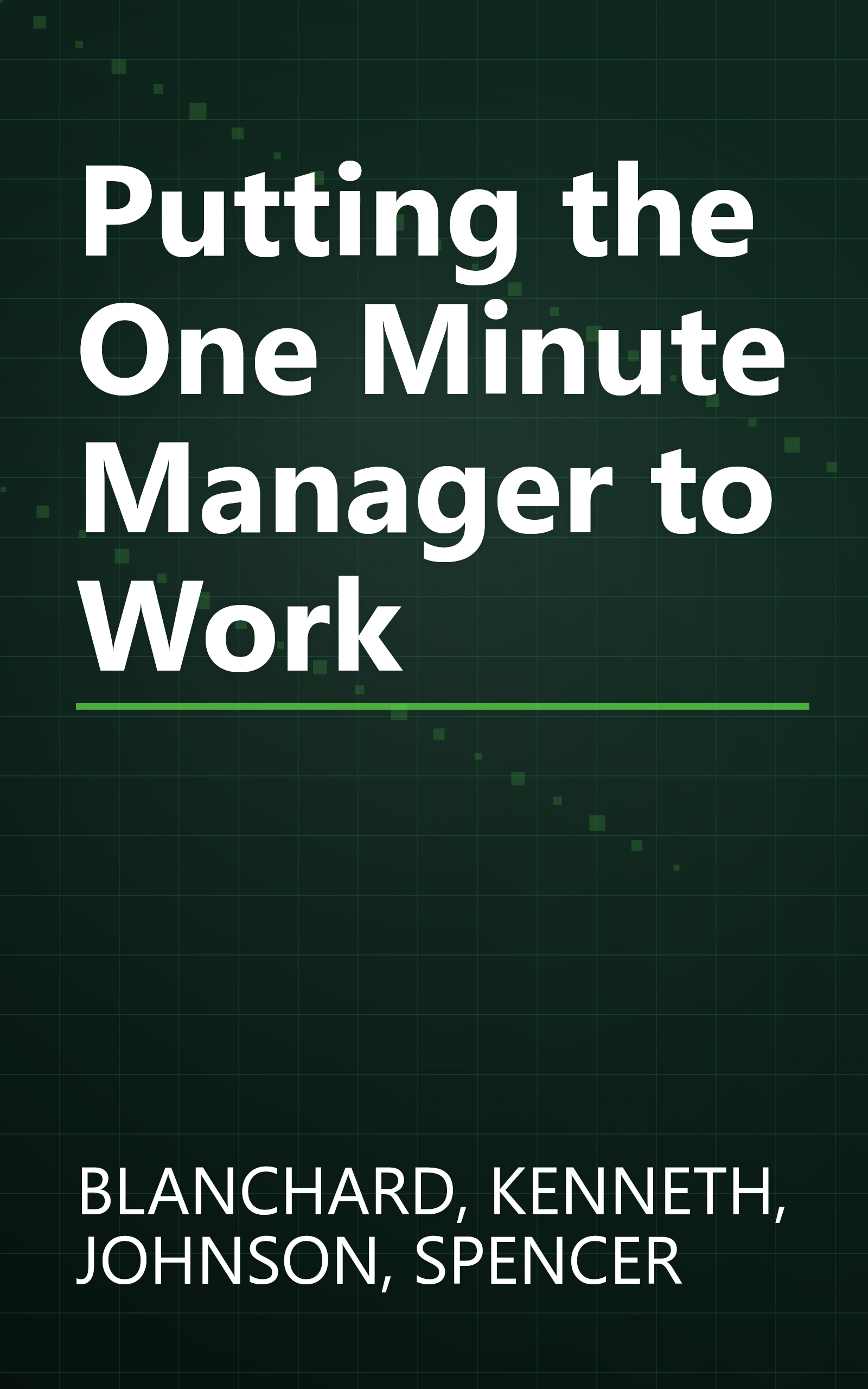 Putting the One Minute Manager to Work book cover