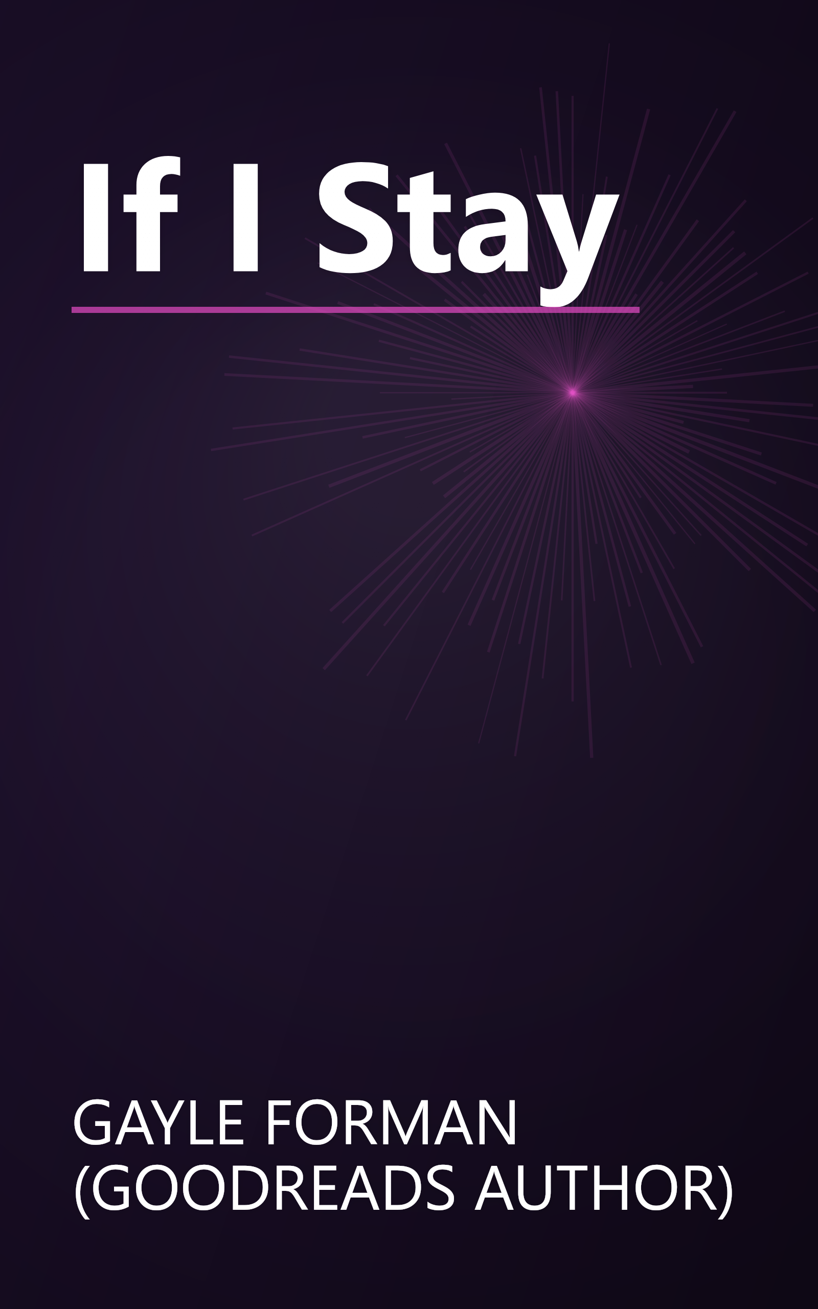 If I Stay book cover
