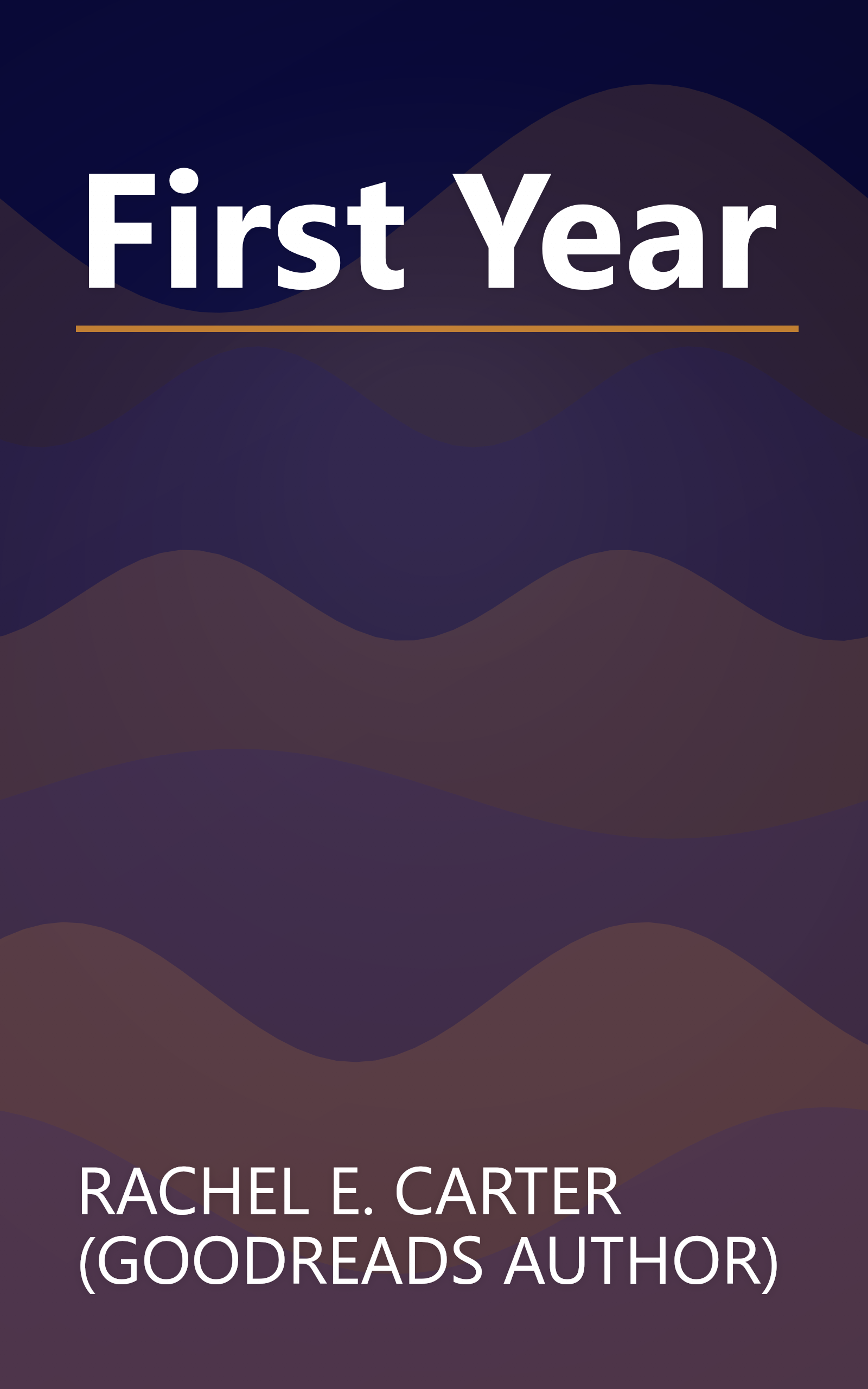 First Year book cover