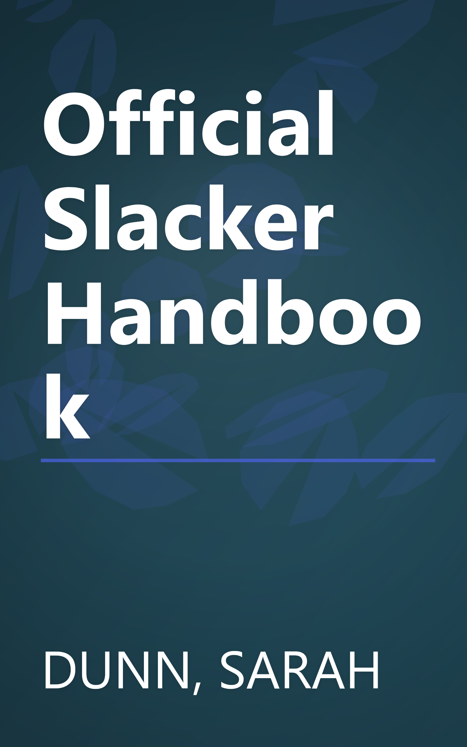 Official Slacker Handbook book cover