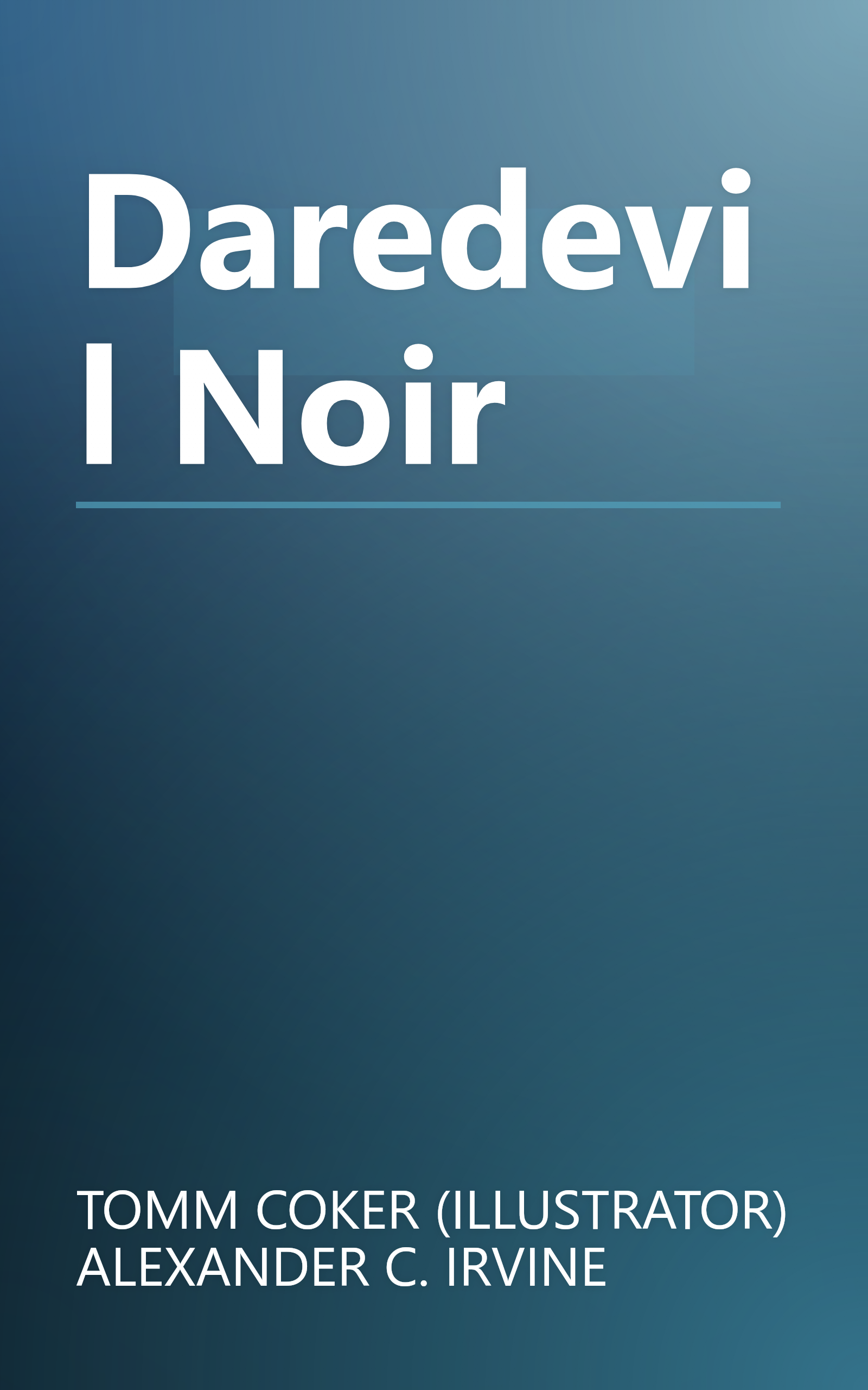 Daredevil Noir book cover