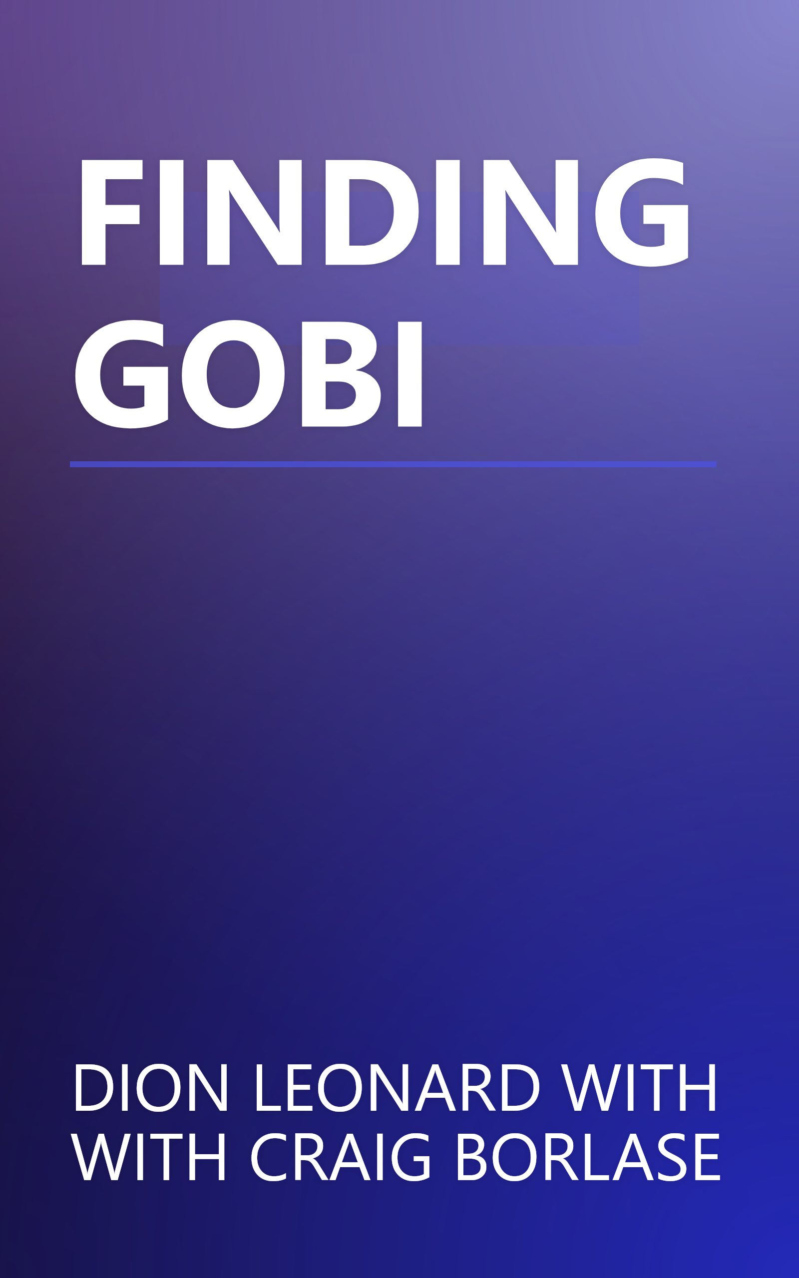FINDING GOBI book cover