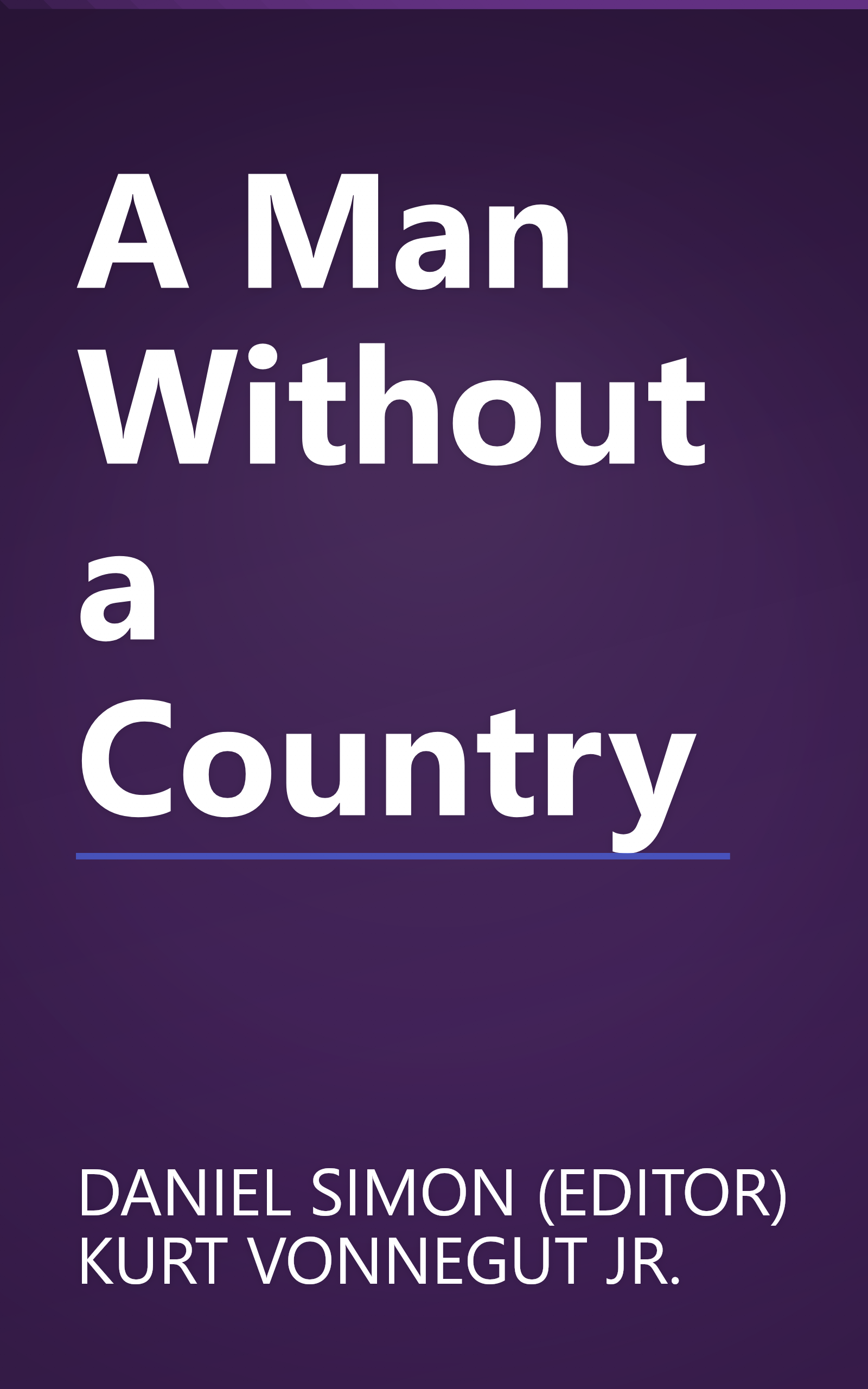 A Man Without a Country book cover