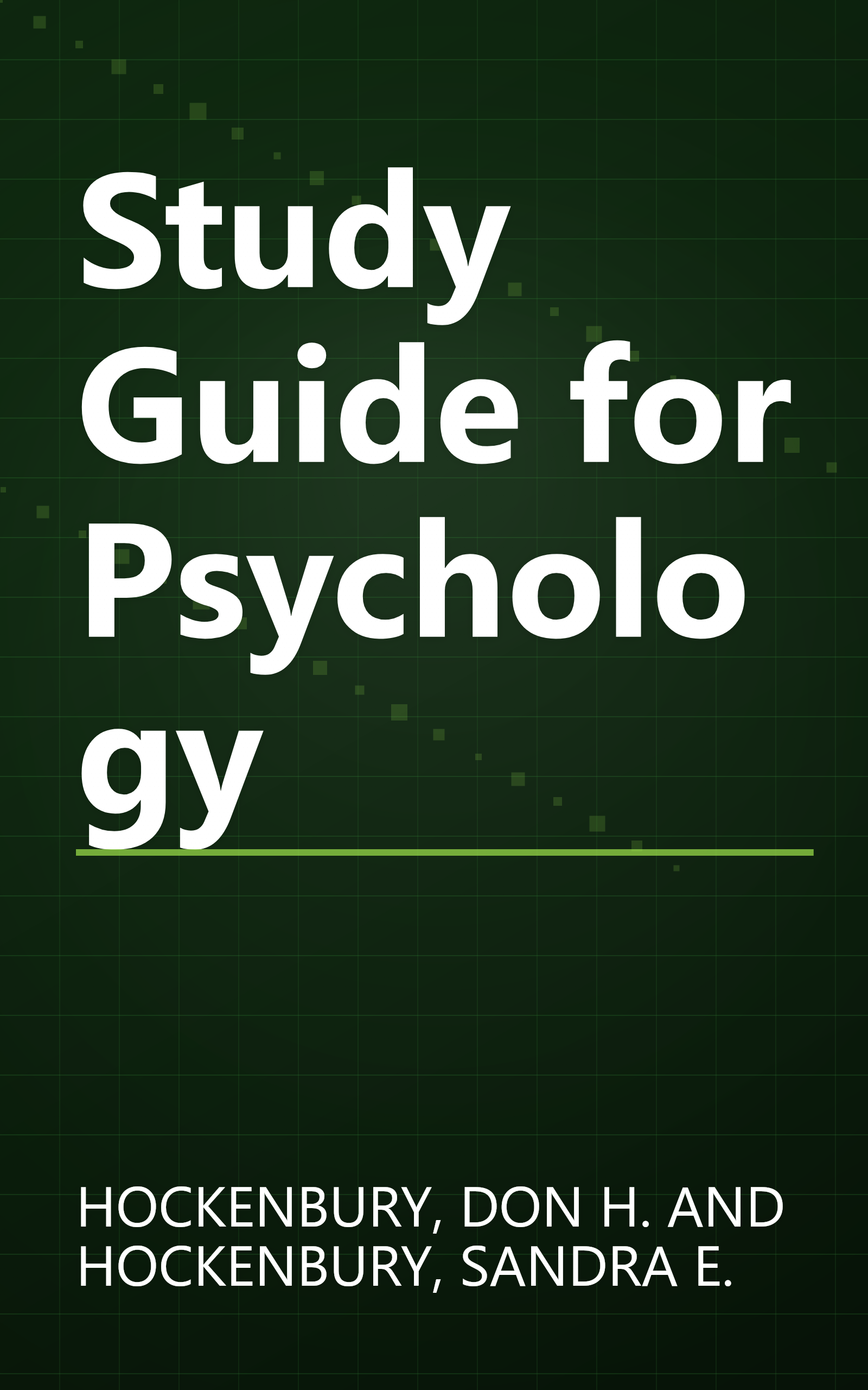 Study Guide for Psychology book cover