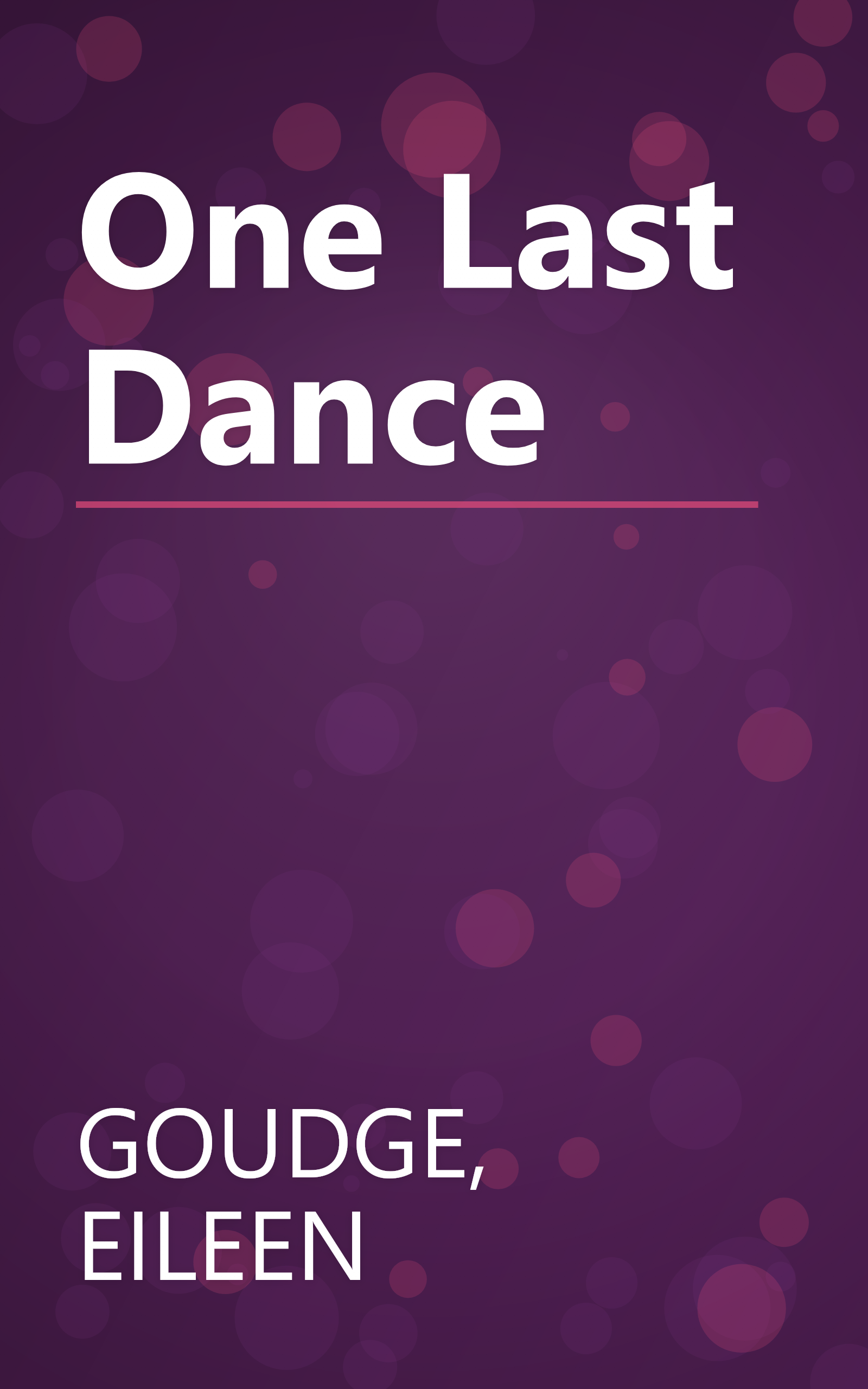 One Last Dance book cover