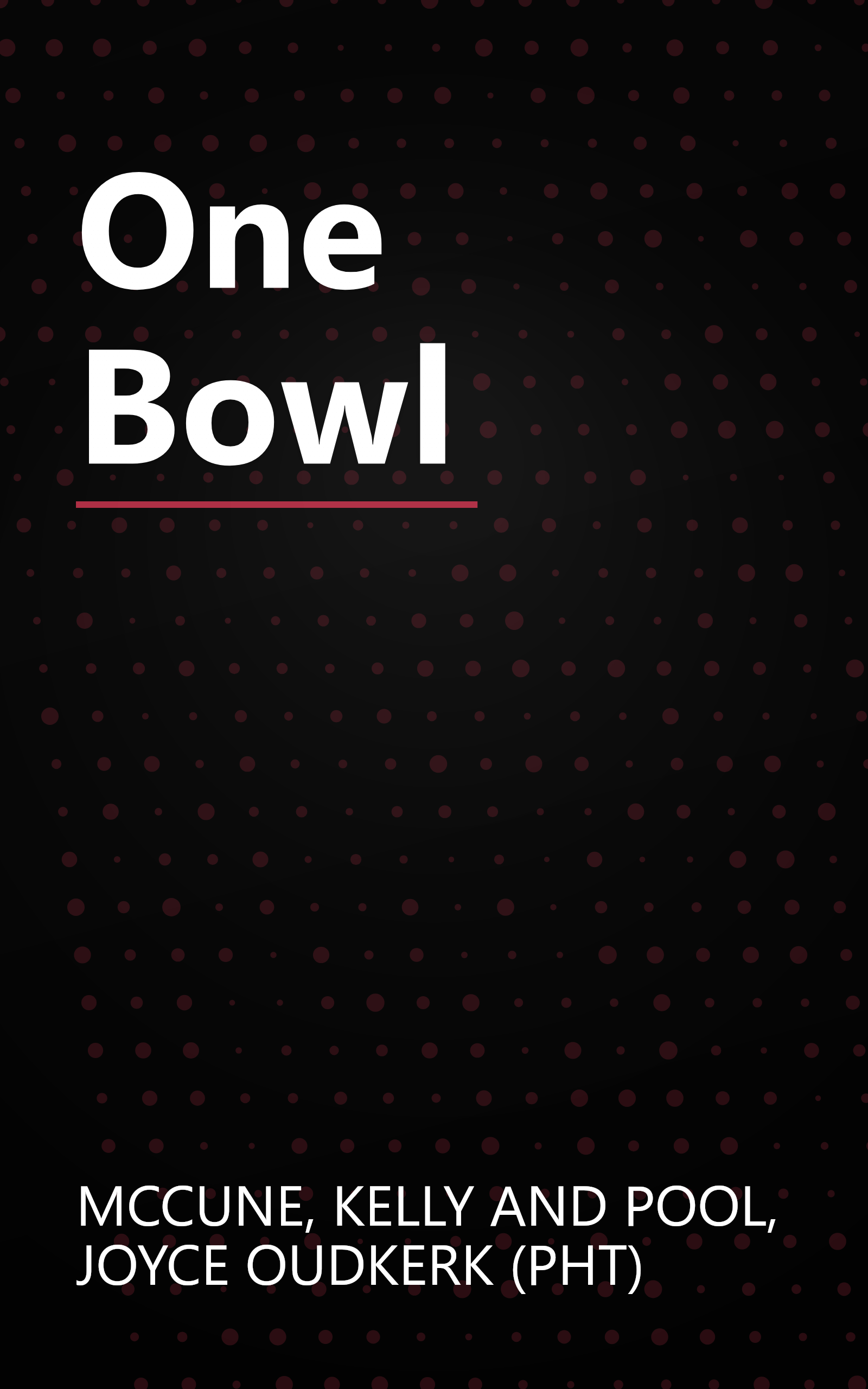One Bowl book cover