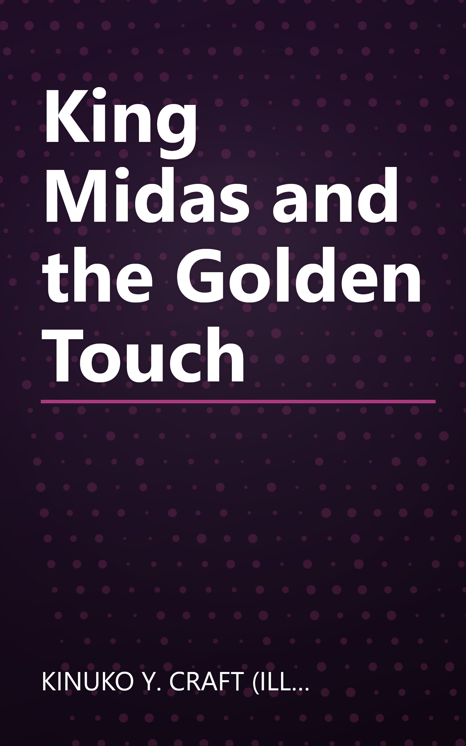 King Midas and the Golden Touch book cover