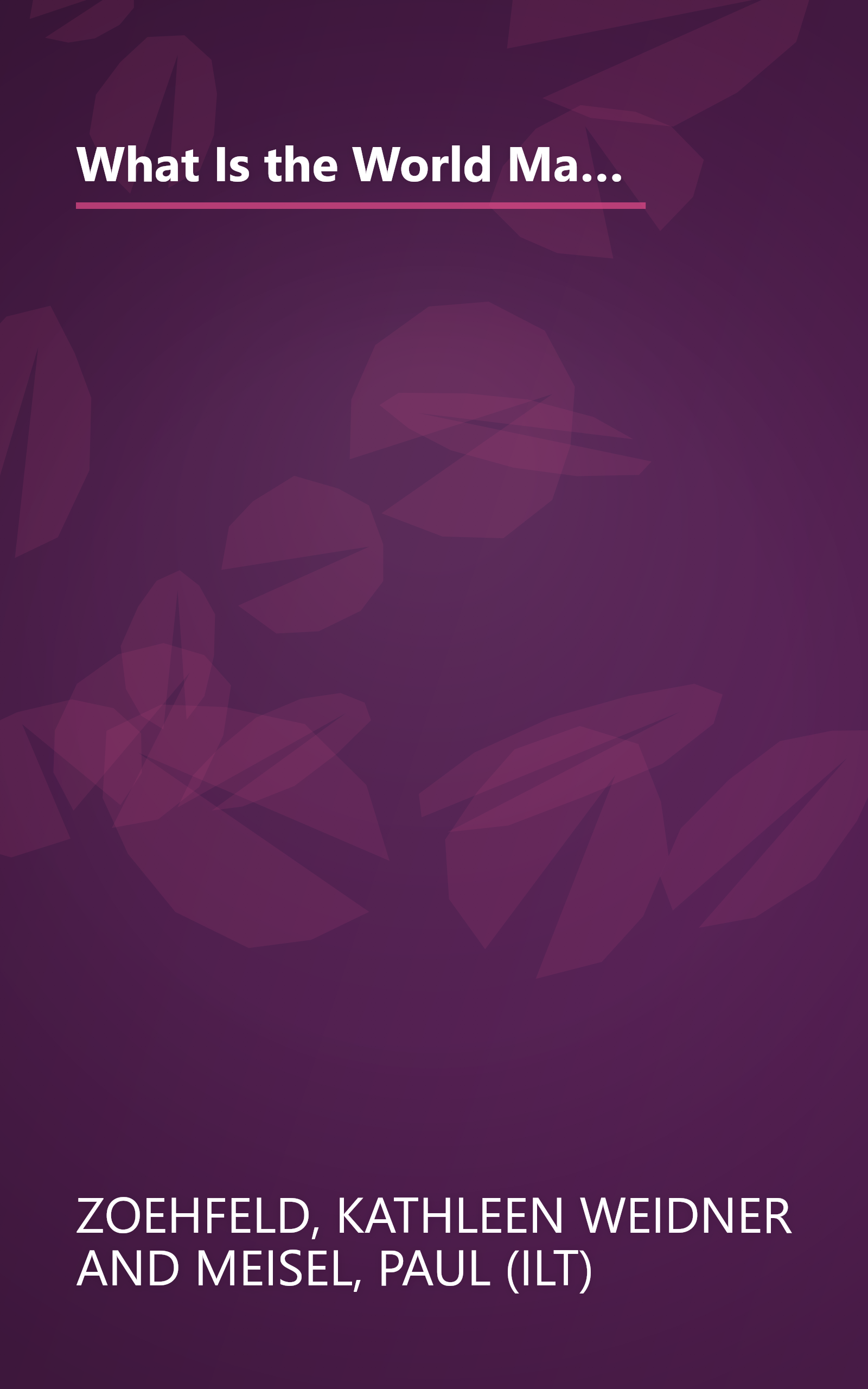 What Is the World Made Of? All About Solids, Liquids, and Gases (Let's-Read-and-Find-Out Science, Stage 2) book cover