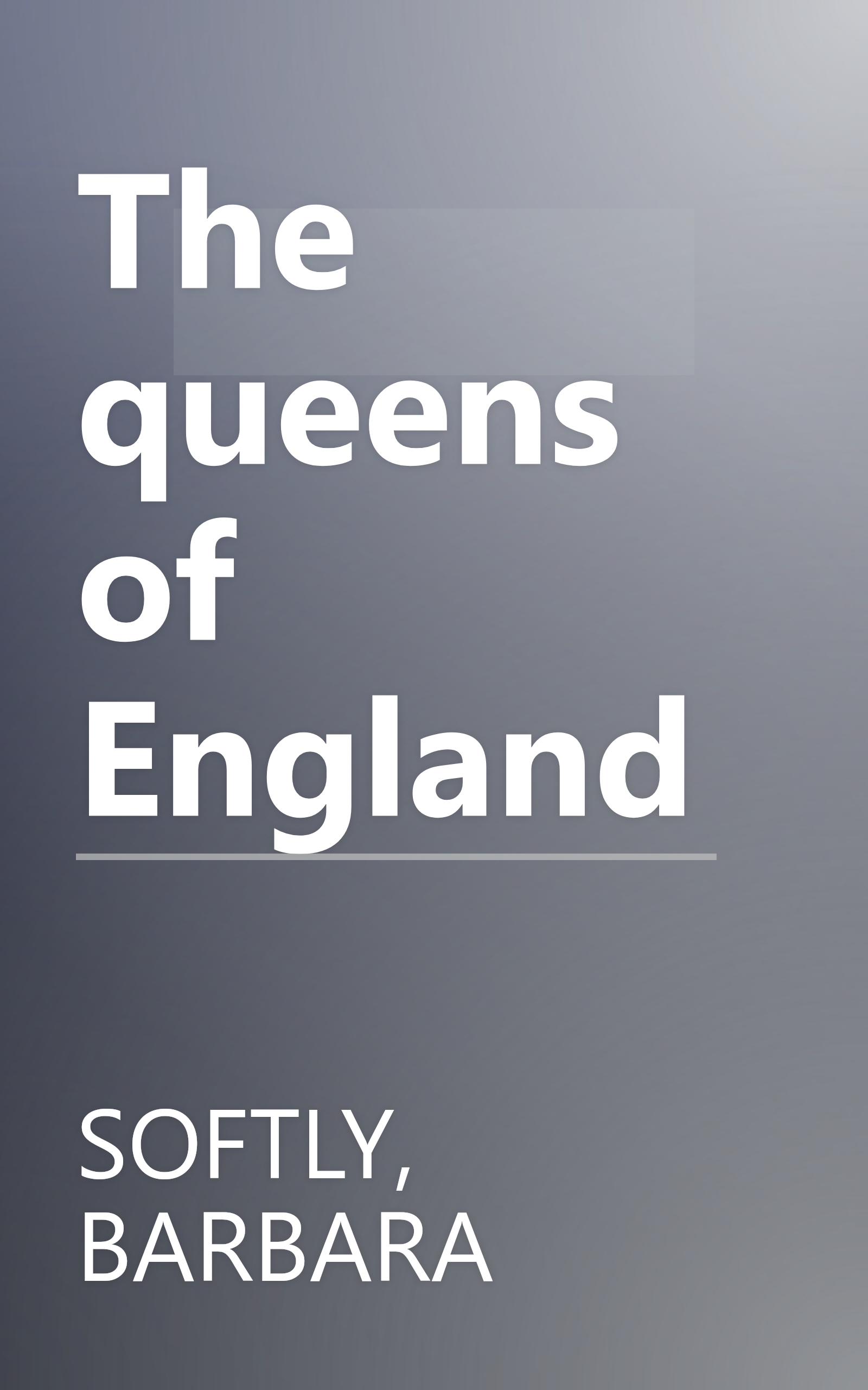 The queens of England book cover