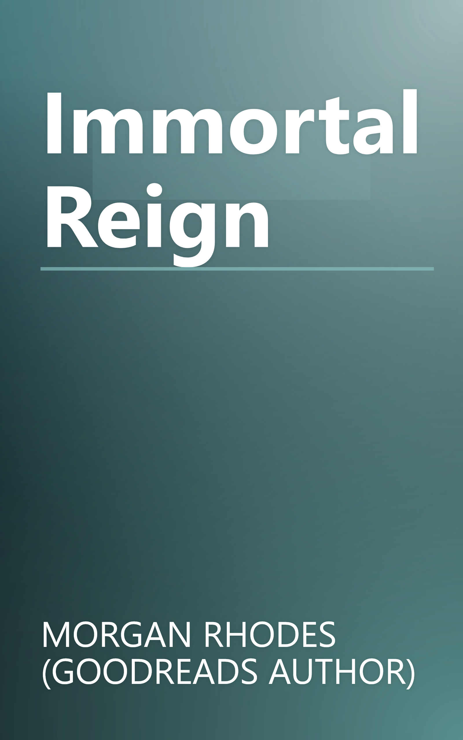 Immortal Reign book cover