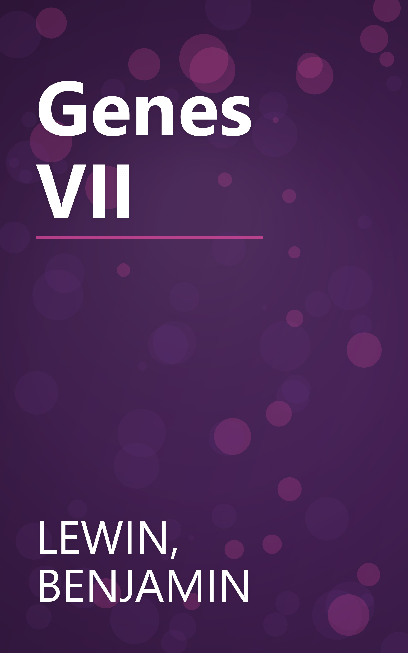 Genes VII book cover