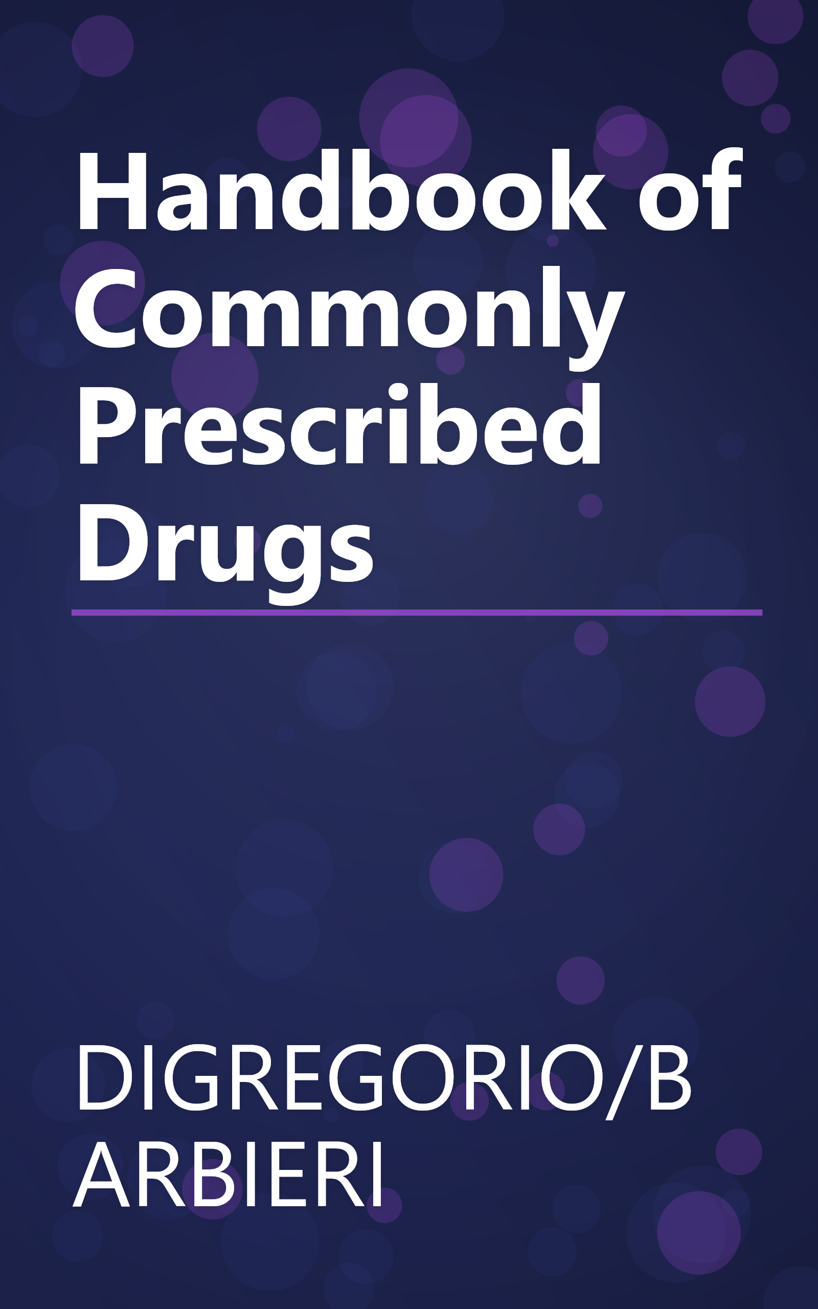 Handbook of Commonly Prescribed Drugs book cover