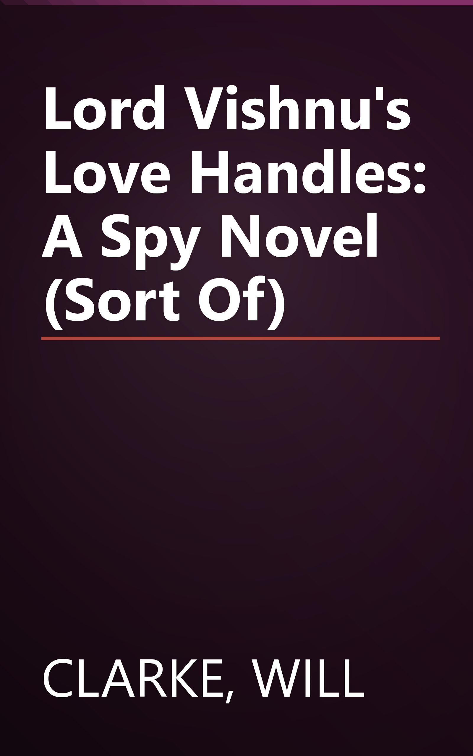 Lord Vishnu's Love Handles: A Spy Novel (Sort Of) book cover