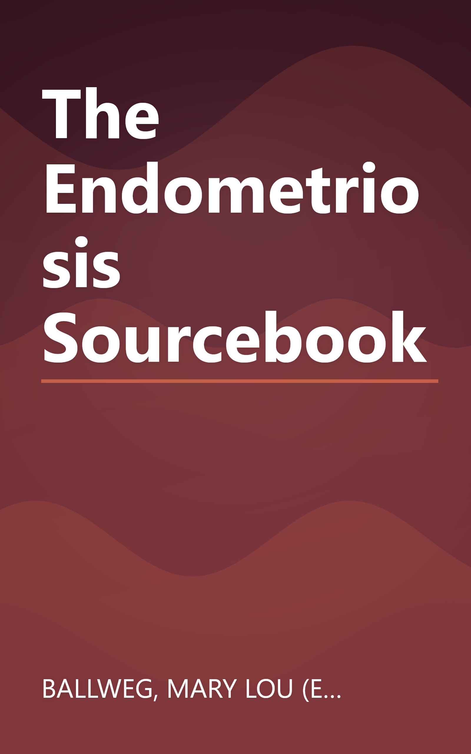 The Endometriosis Sourcebook book cover