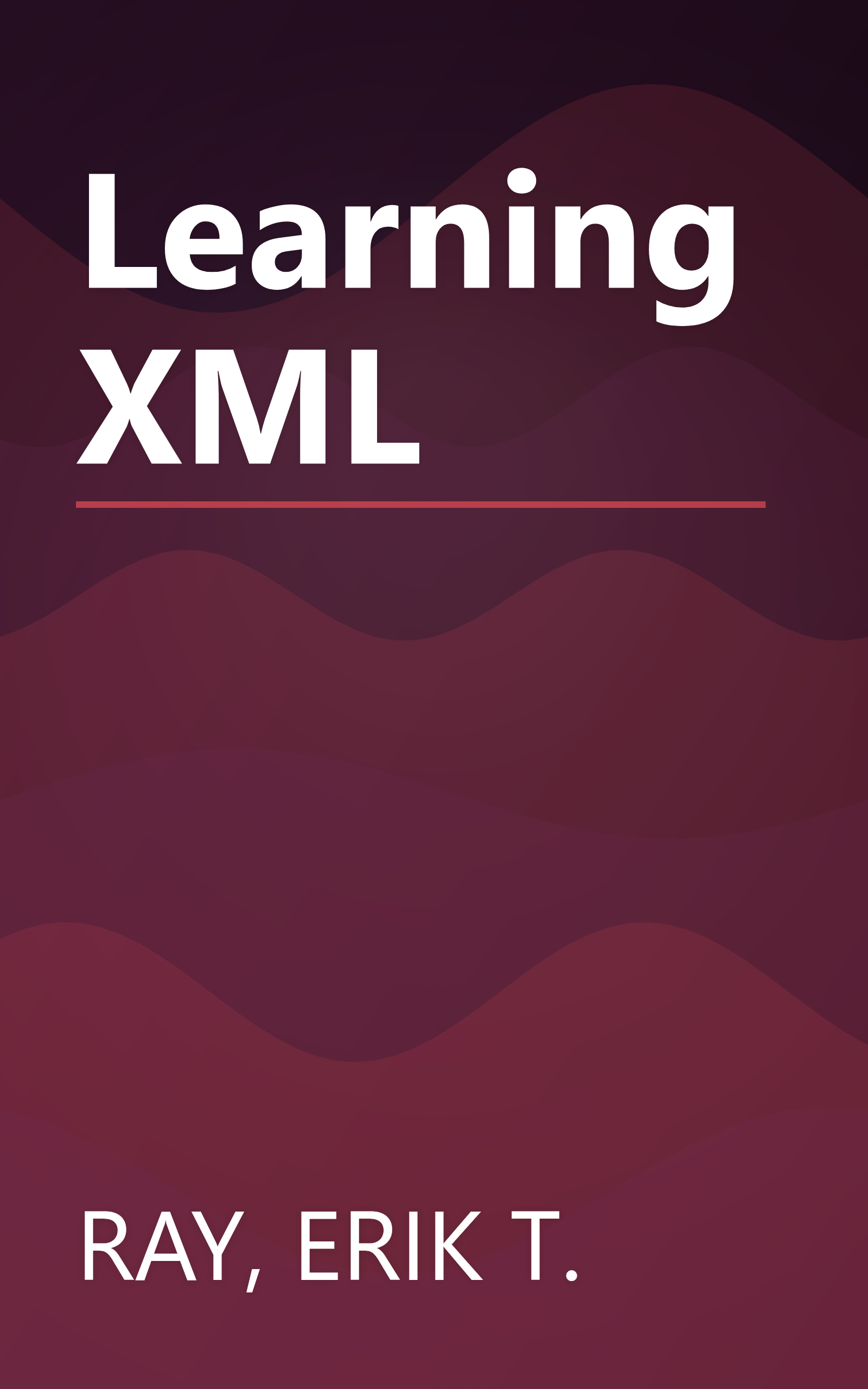 Learning XML book cover