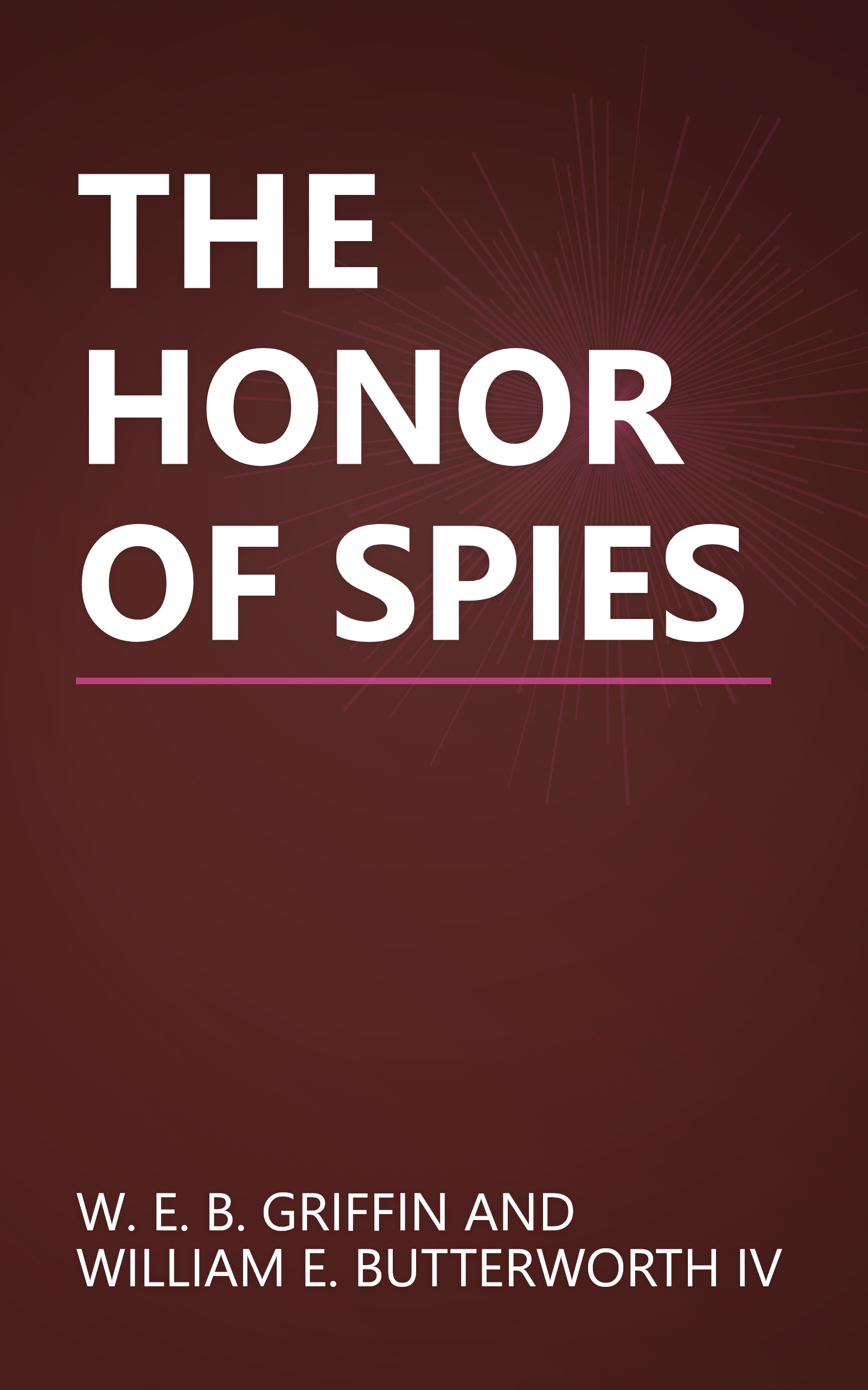 THE HONOR OF SPIES book cover