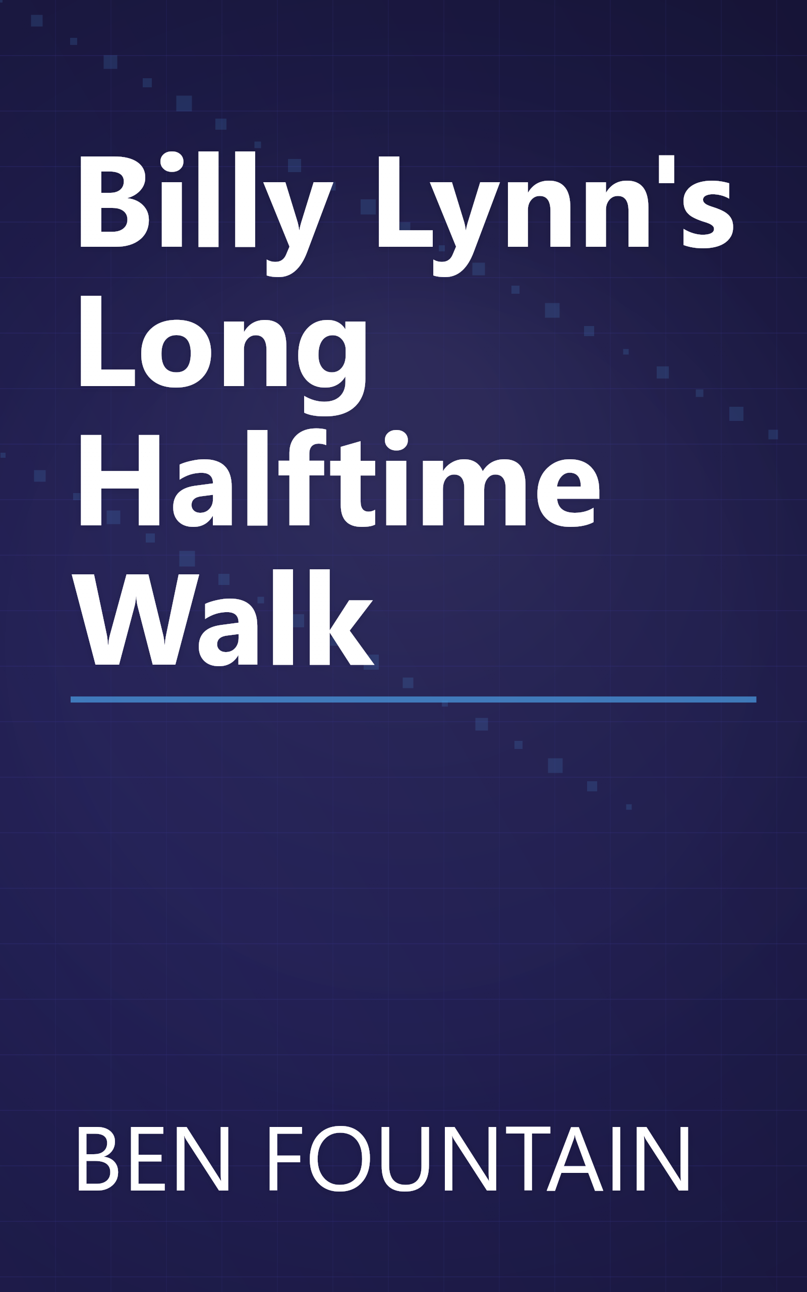 Billy Lynn's Long Halftime Walk book cover