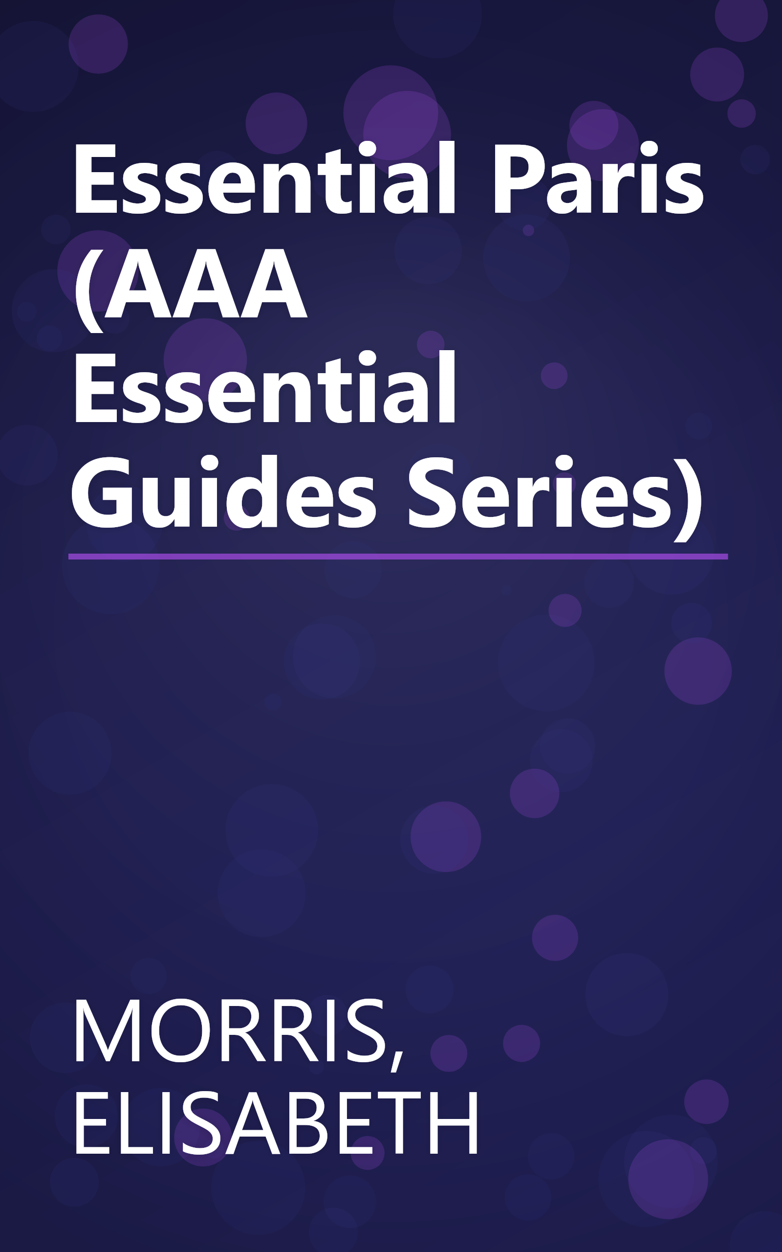 Essential Paris (AAA Essential Guides Series) book cover