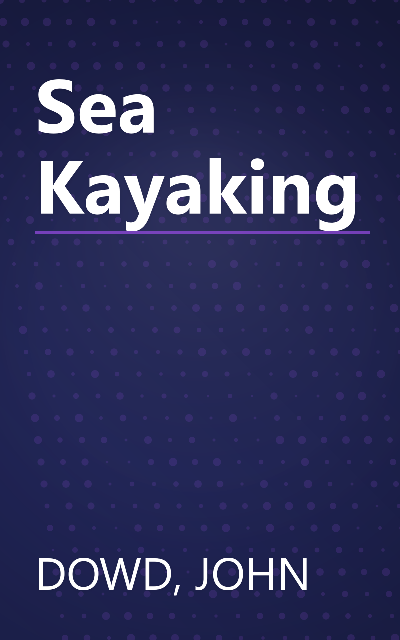 Sea Kayaking book cover