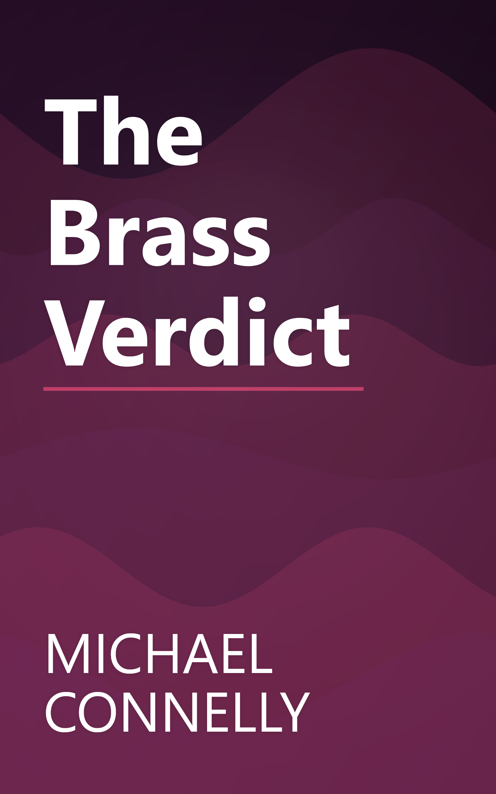 The Brass Verdict book cover
