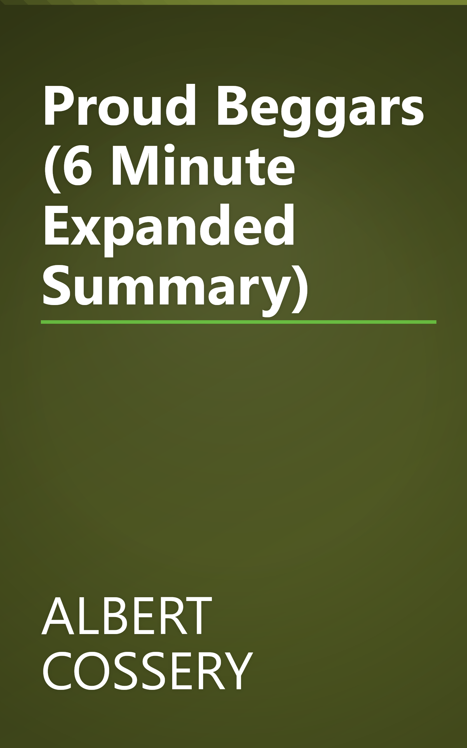 Proud Beggars (6 Minute   Expanded Summary) book cover