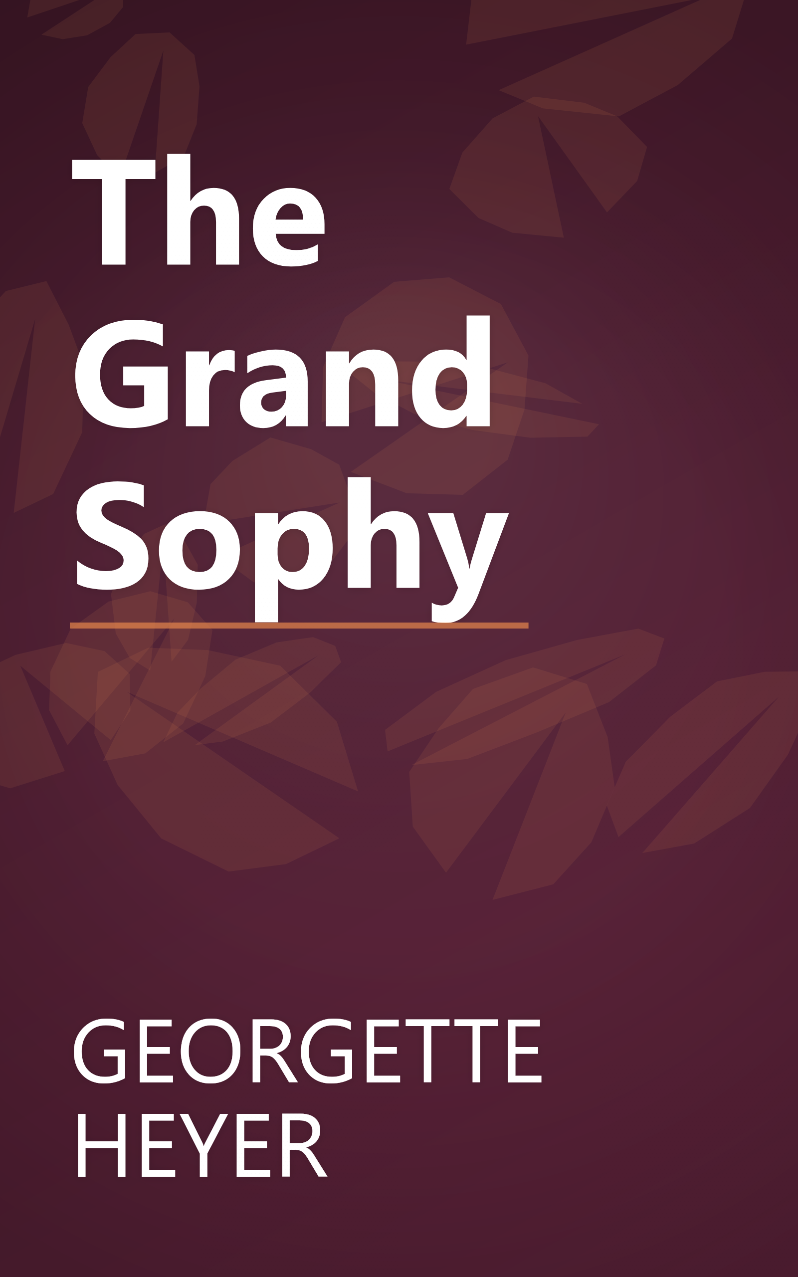 The Grand Sophy book cover