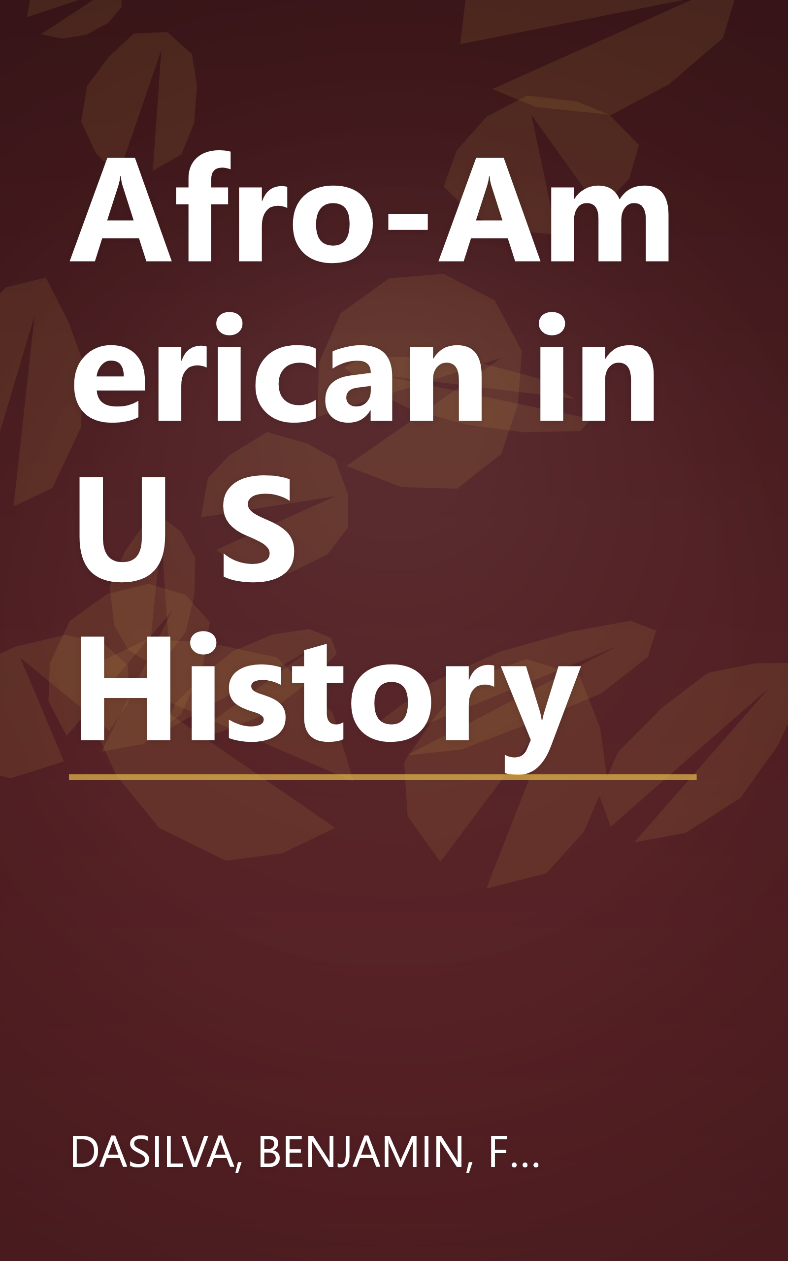 Afro-American in U S History book cover