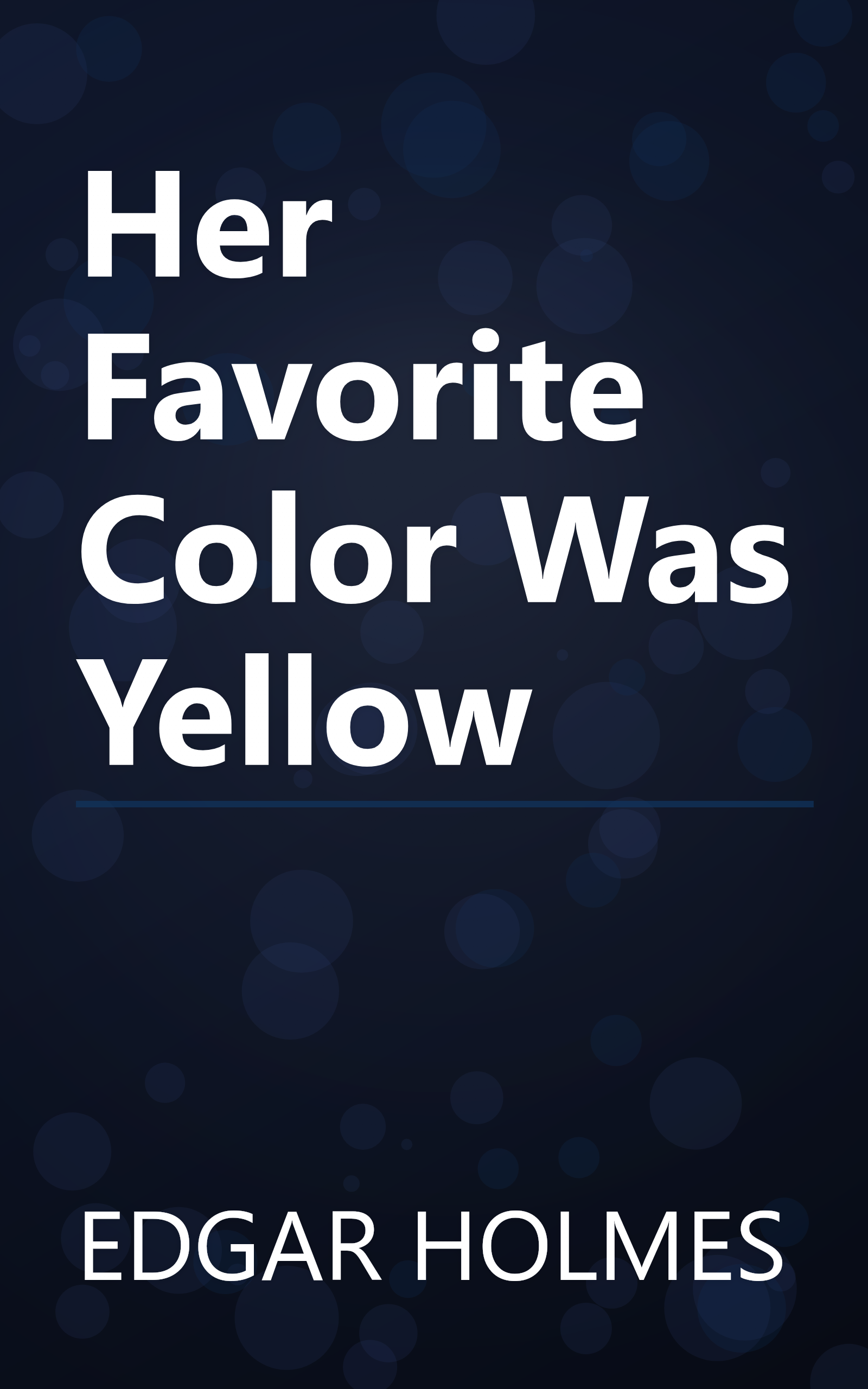 Her Favorite Color Was Yellow book cover