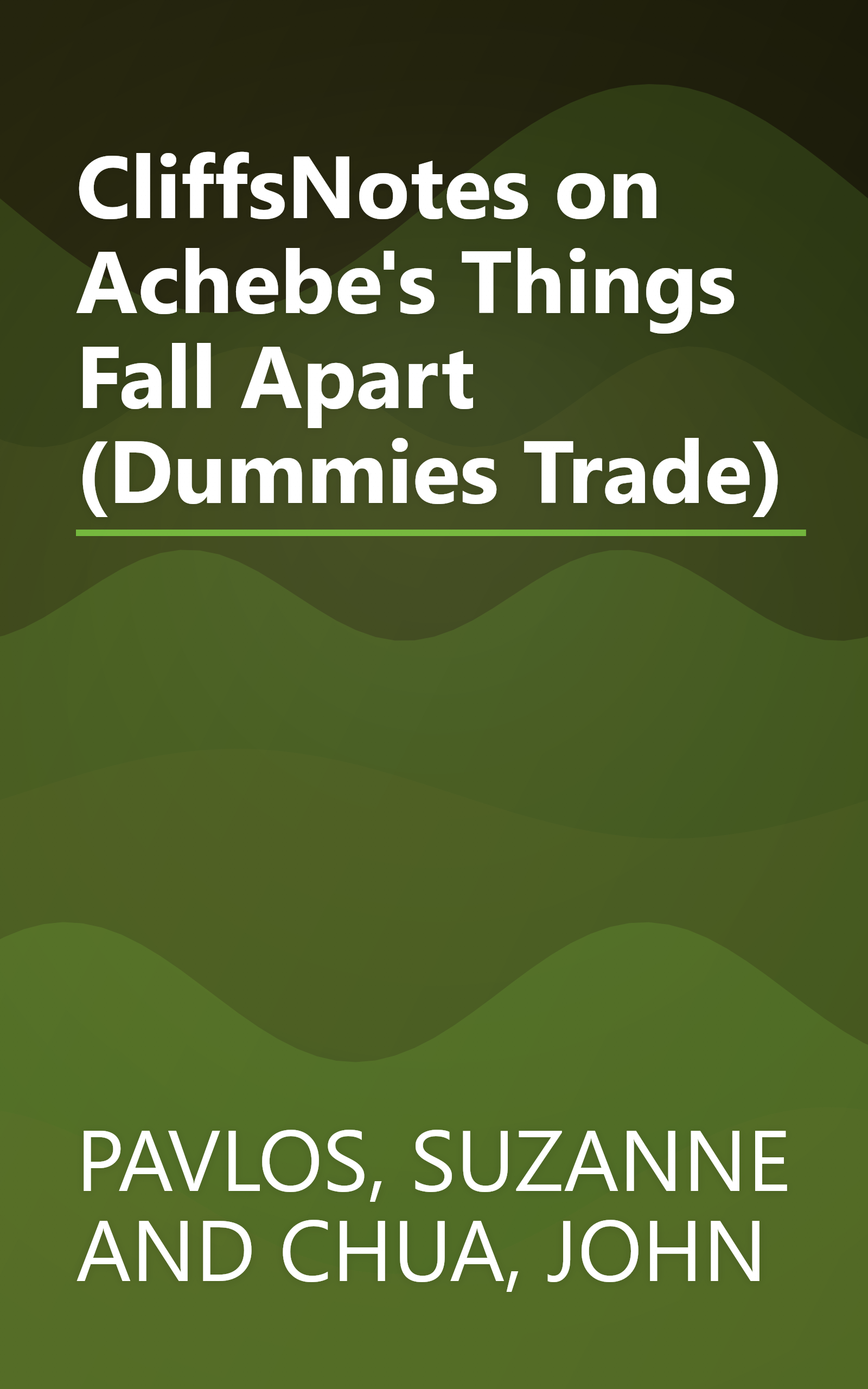 CliffsNotes on Achebe's Things Fall Apart (Dummies Trade) book cover
