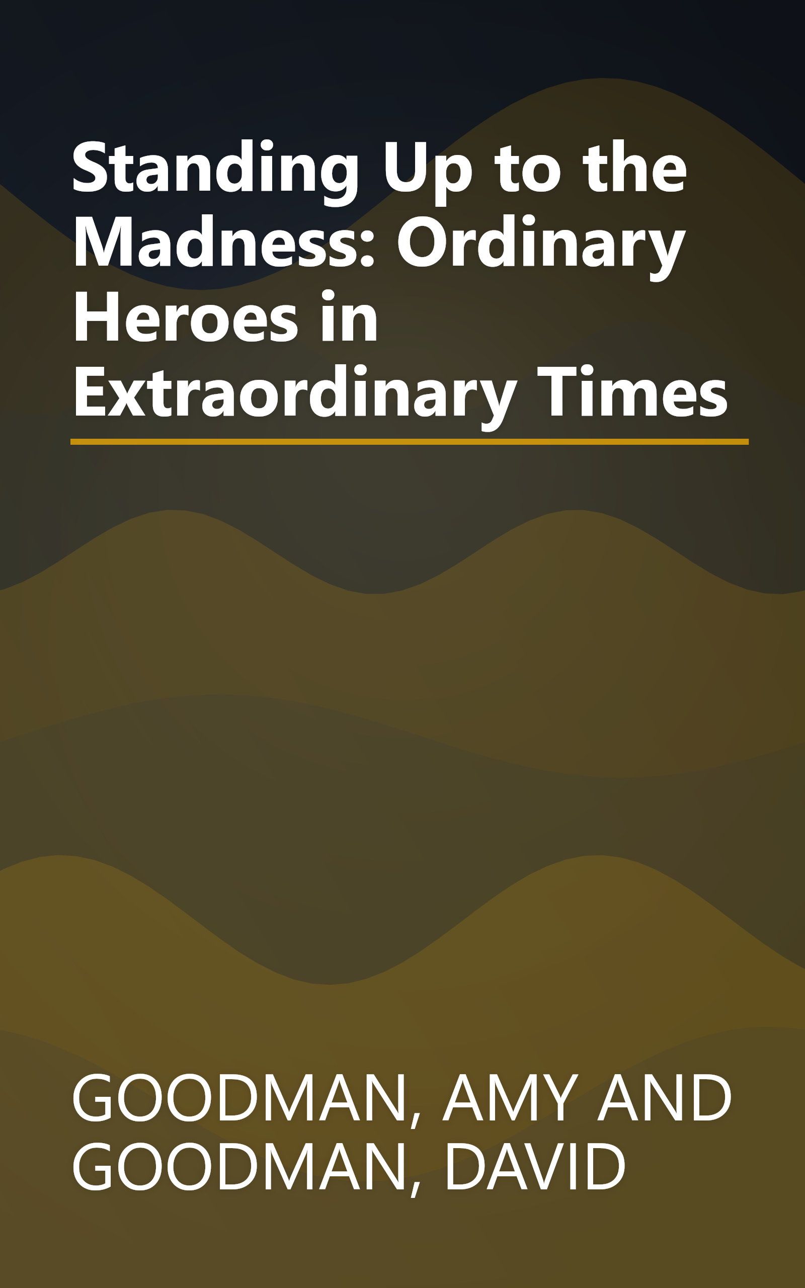 Standing Up to the Madness: Ordinary Heroes in Extraordinary Times book cover