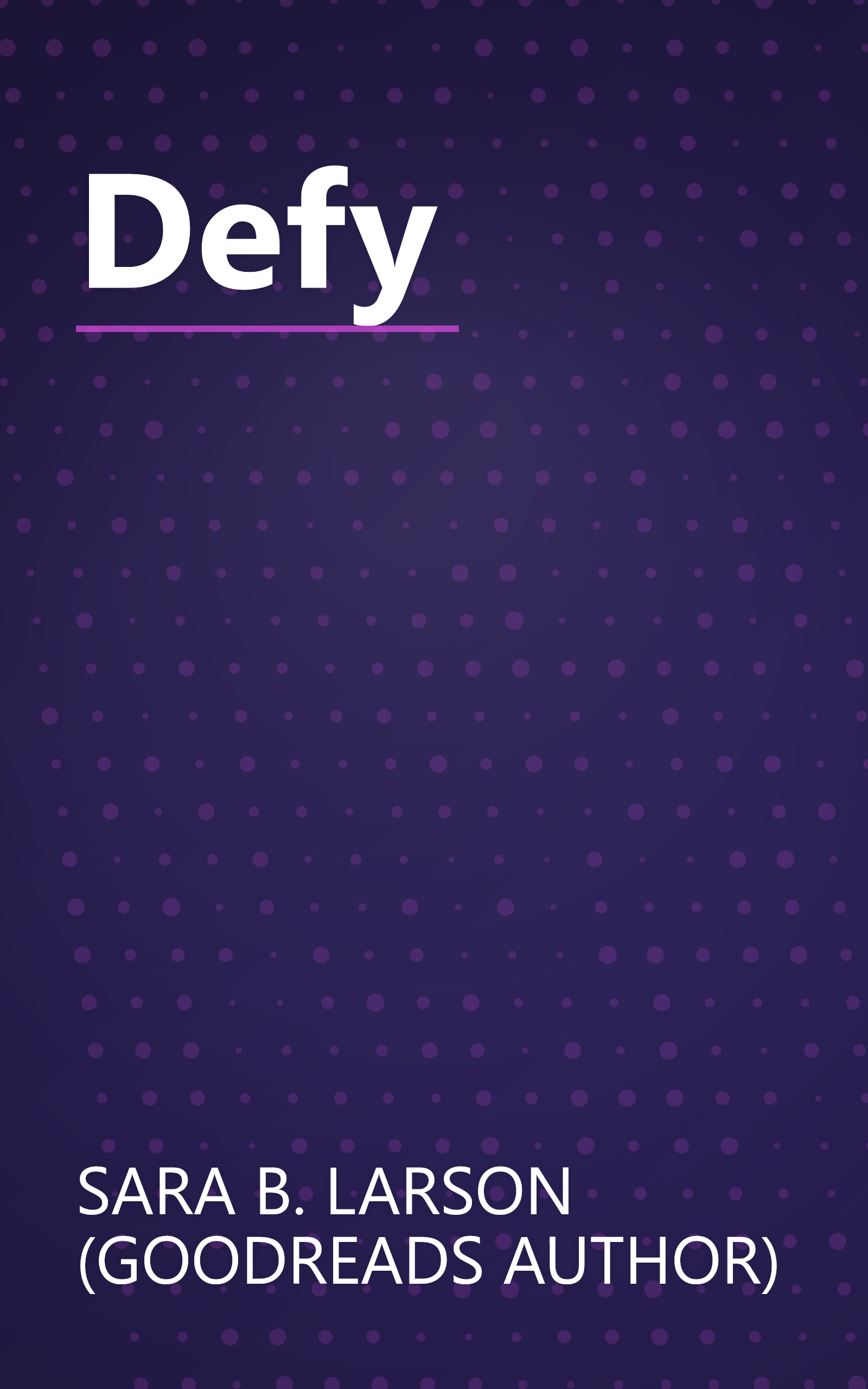 Defy book cover