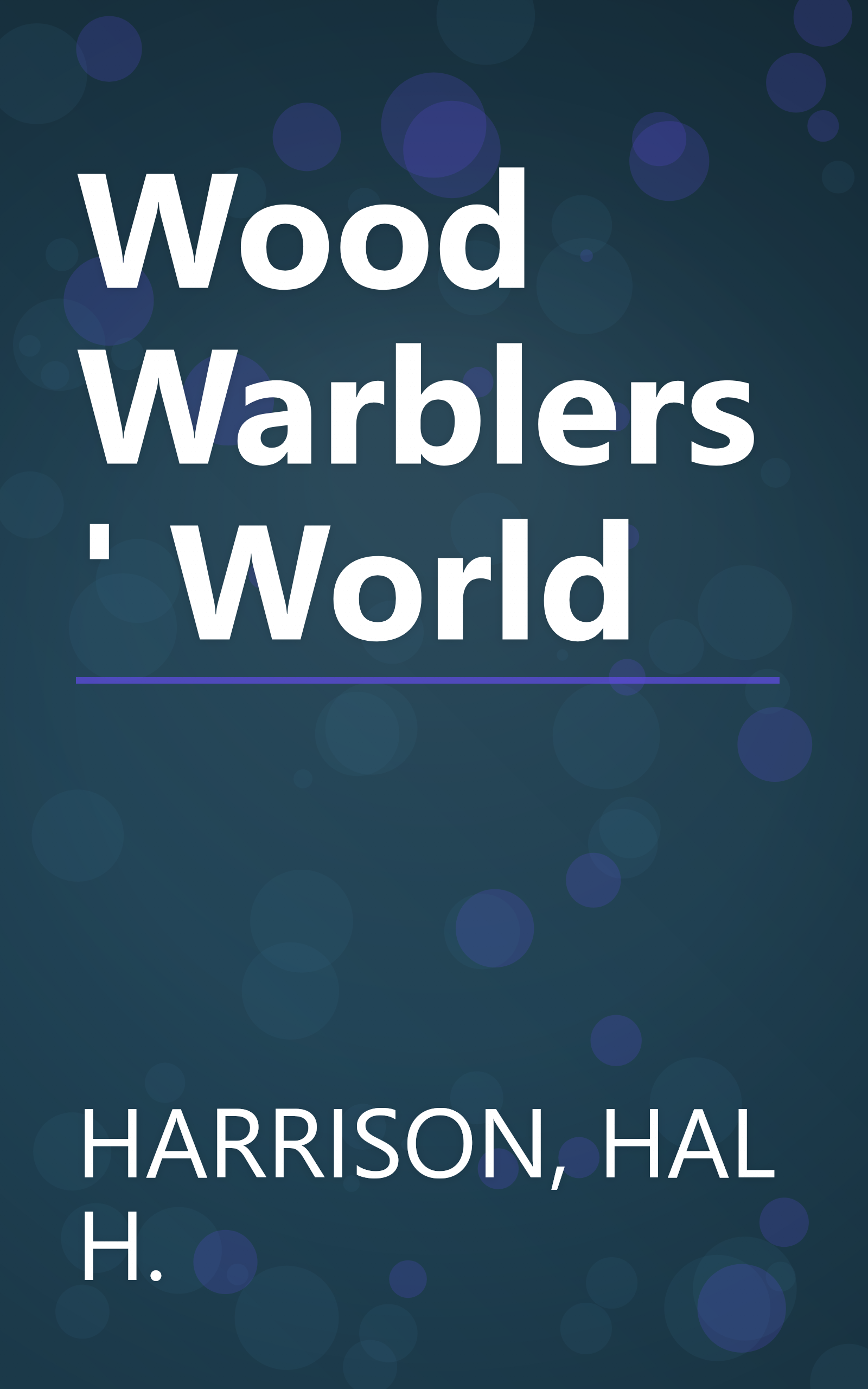 Wood Warblers' World book cover