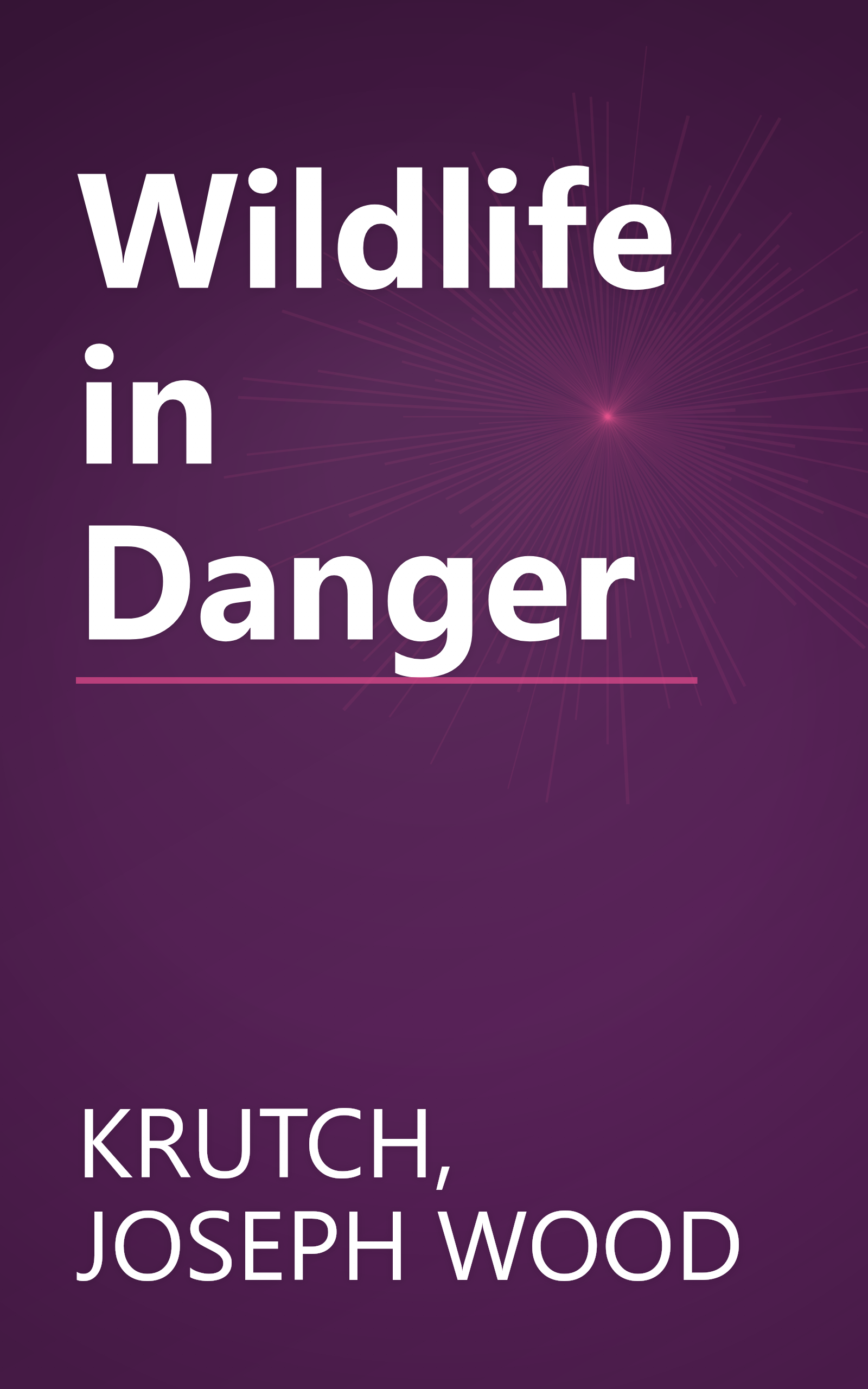 Wildlife in Danger book cover
