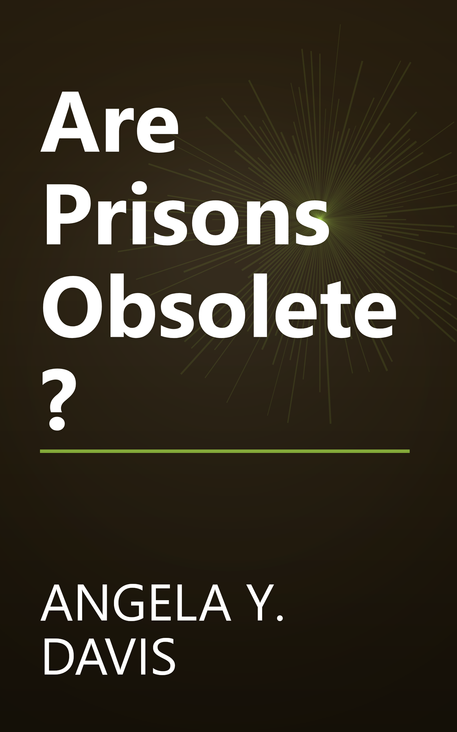 Are Prisons Obsolete? book cover