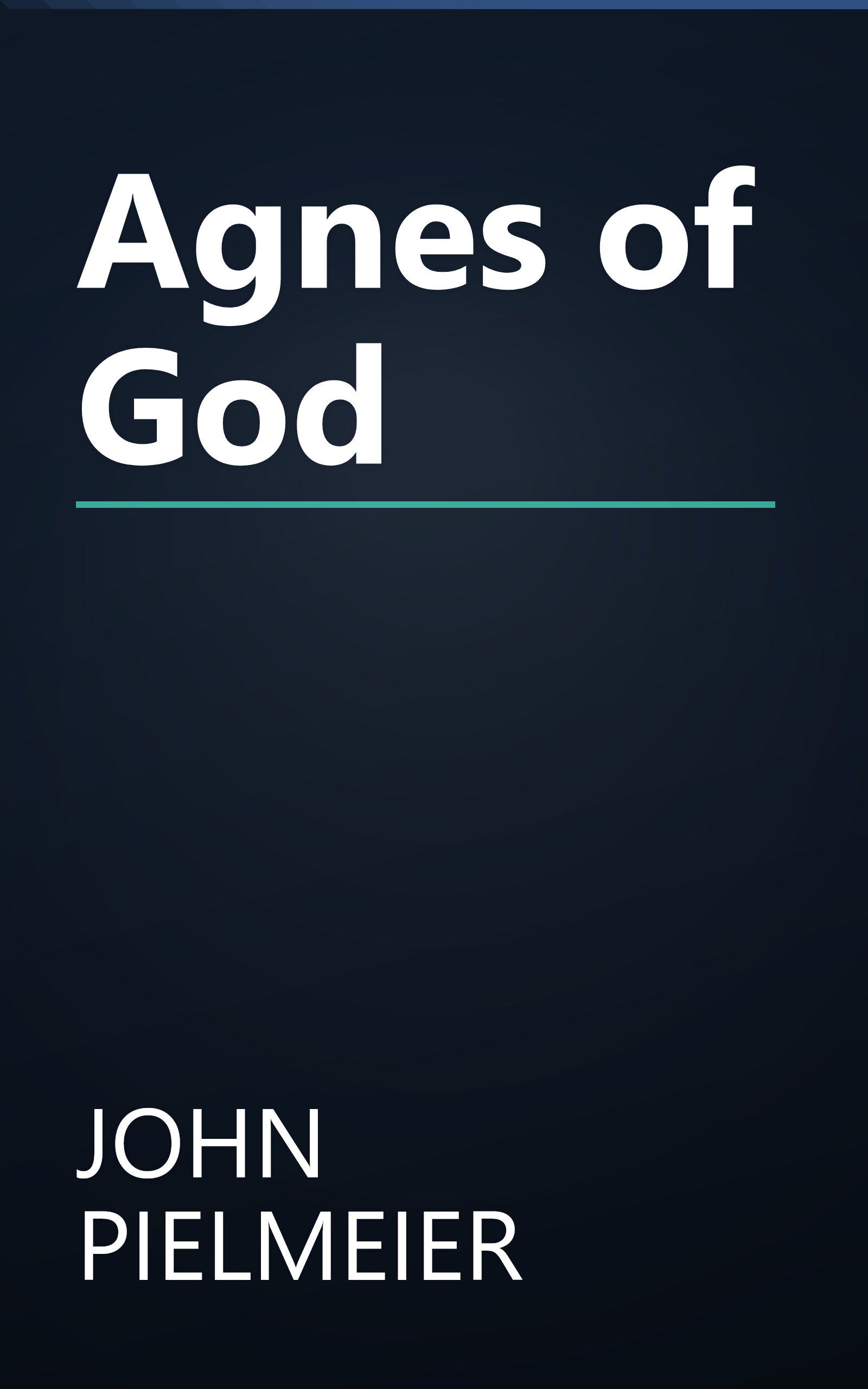 Agnes of God book cover