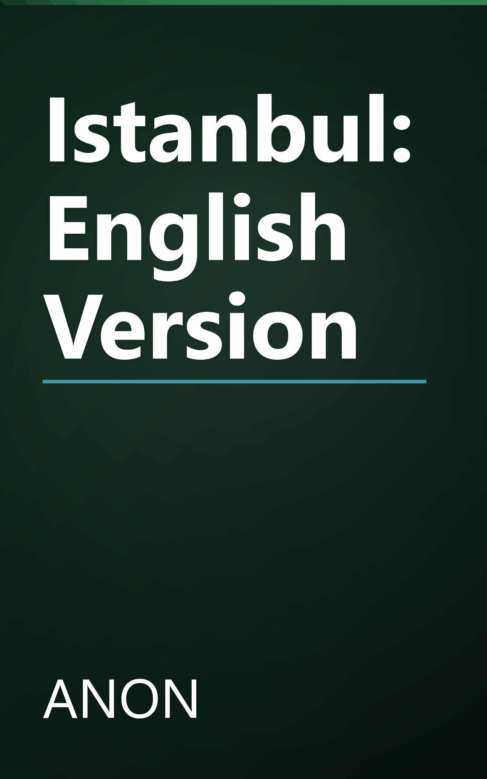 Istanbul: English Version book cover