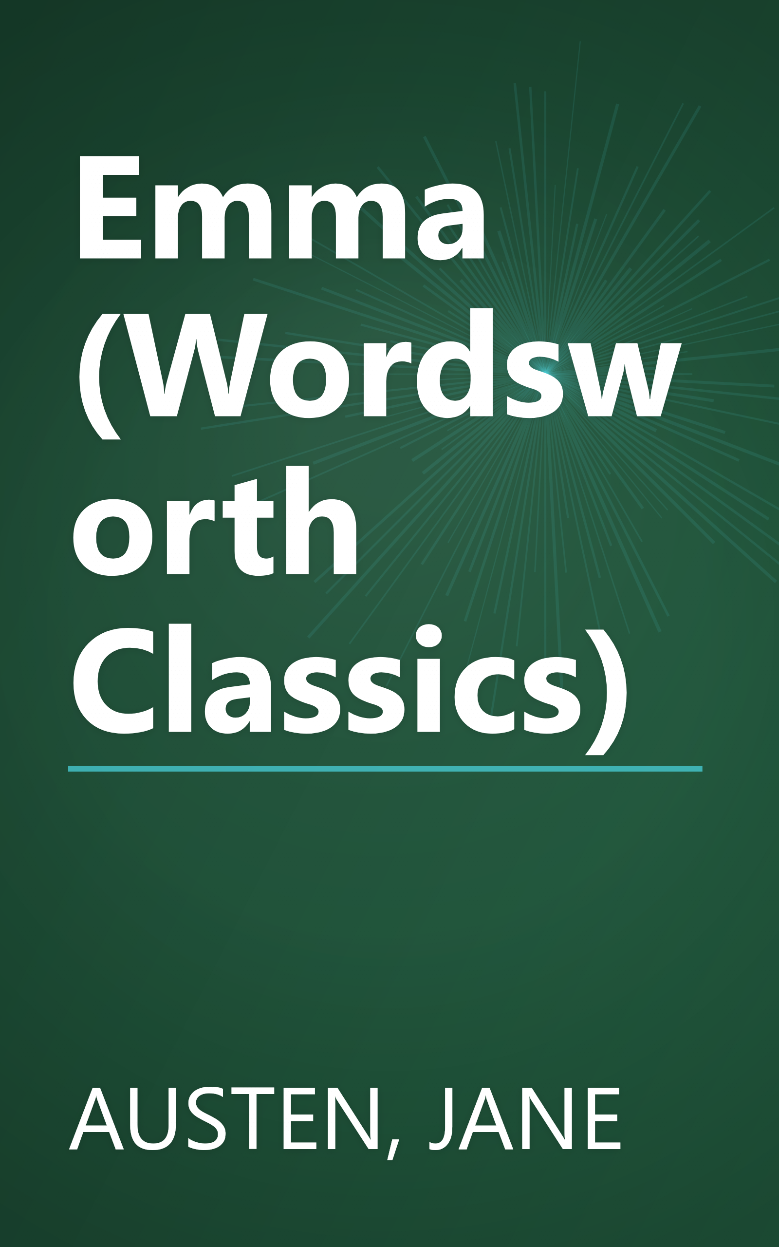 Emma (Wordsworth Classics) book cover