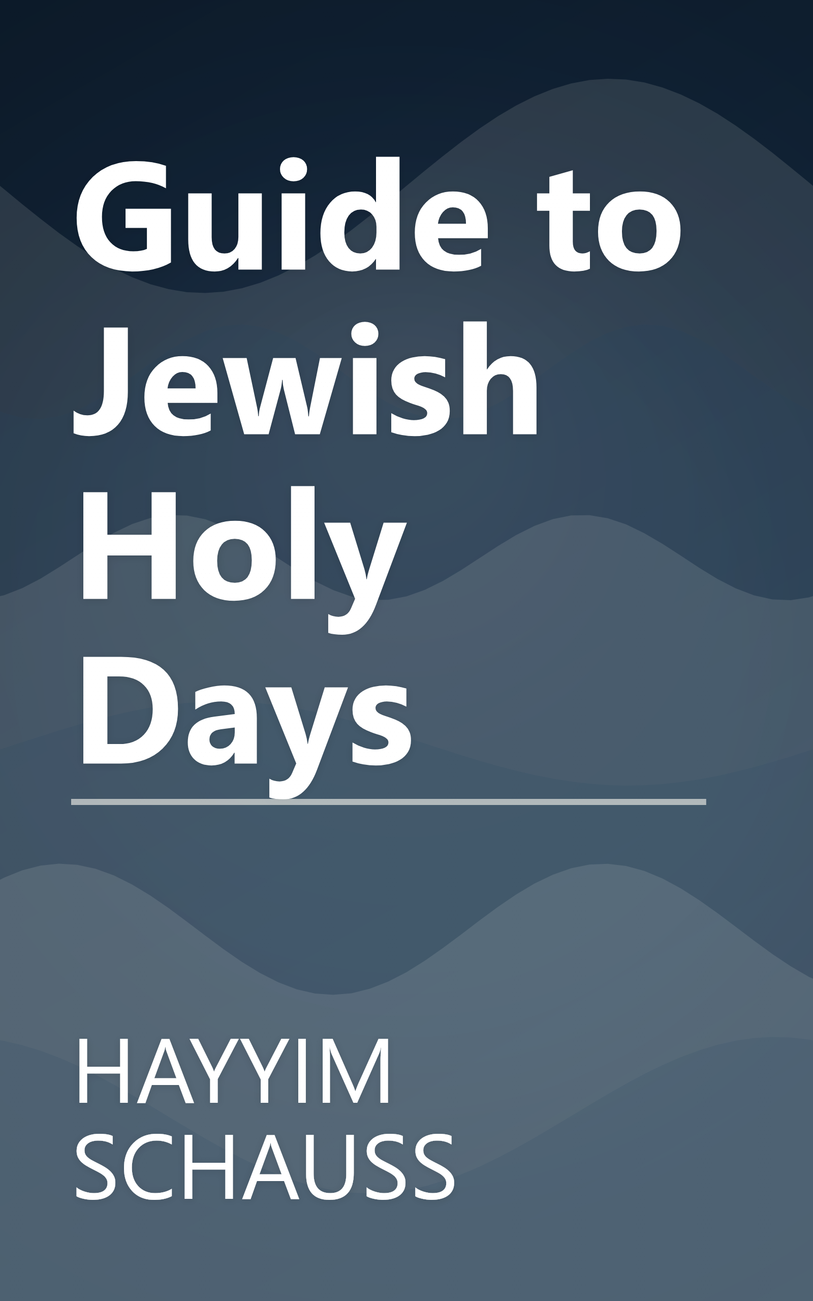 Guide to Jewish Holy Days book cover