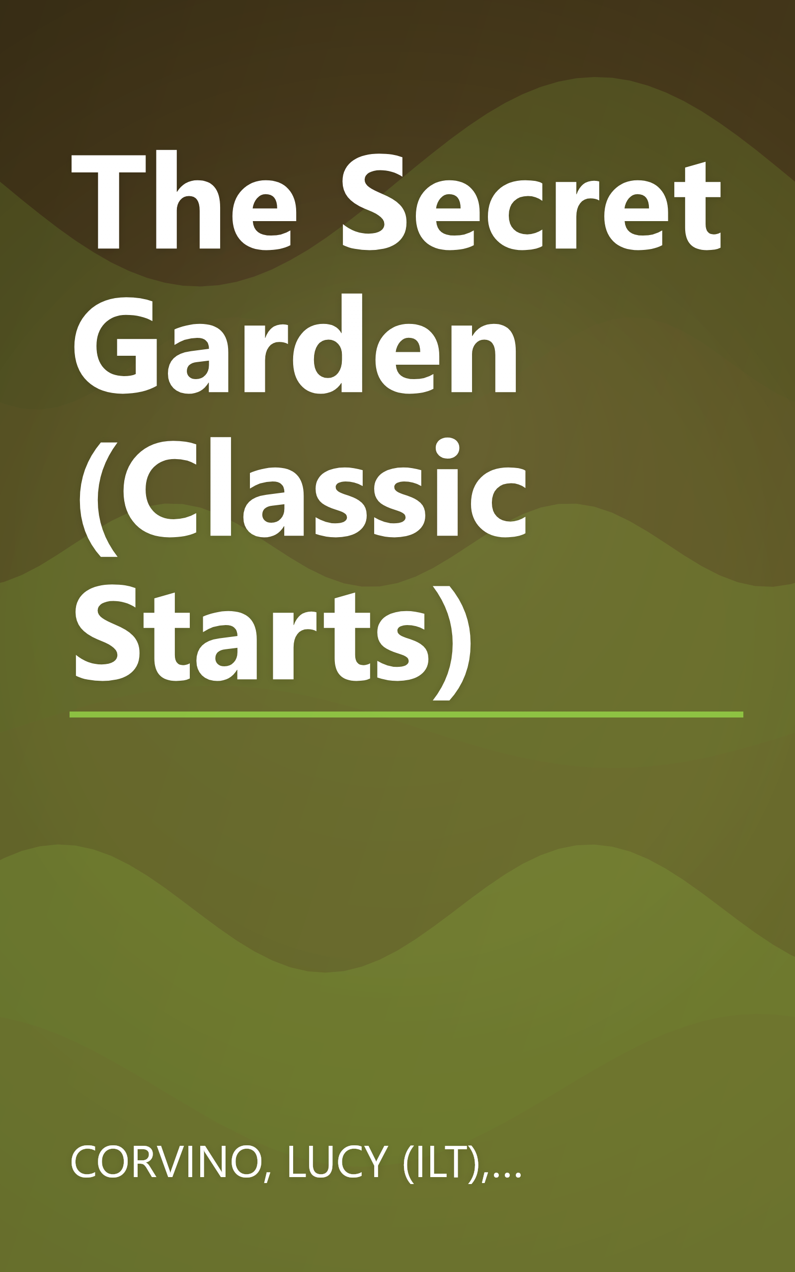 The Secret Garden (Classic Starts) book cover
