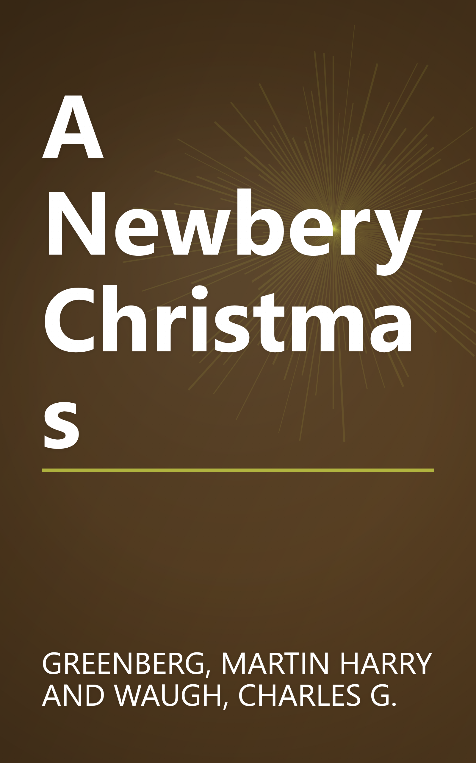A Newbery Christmas book cover