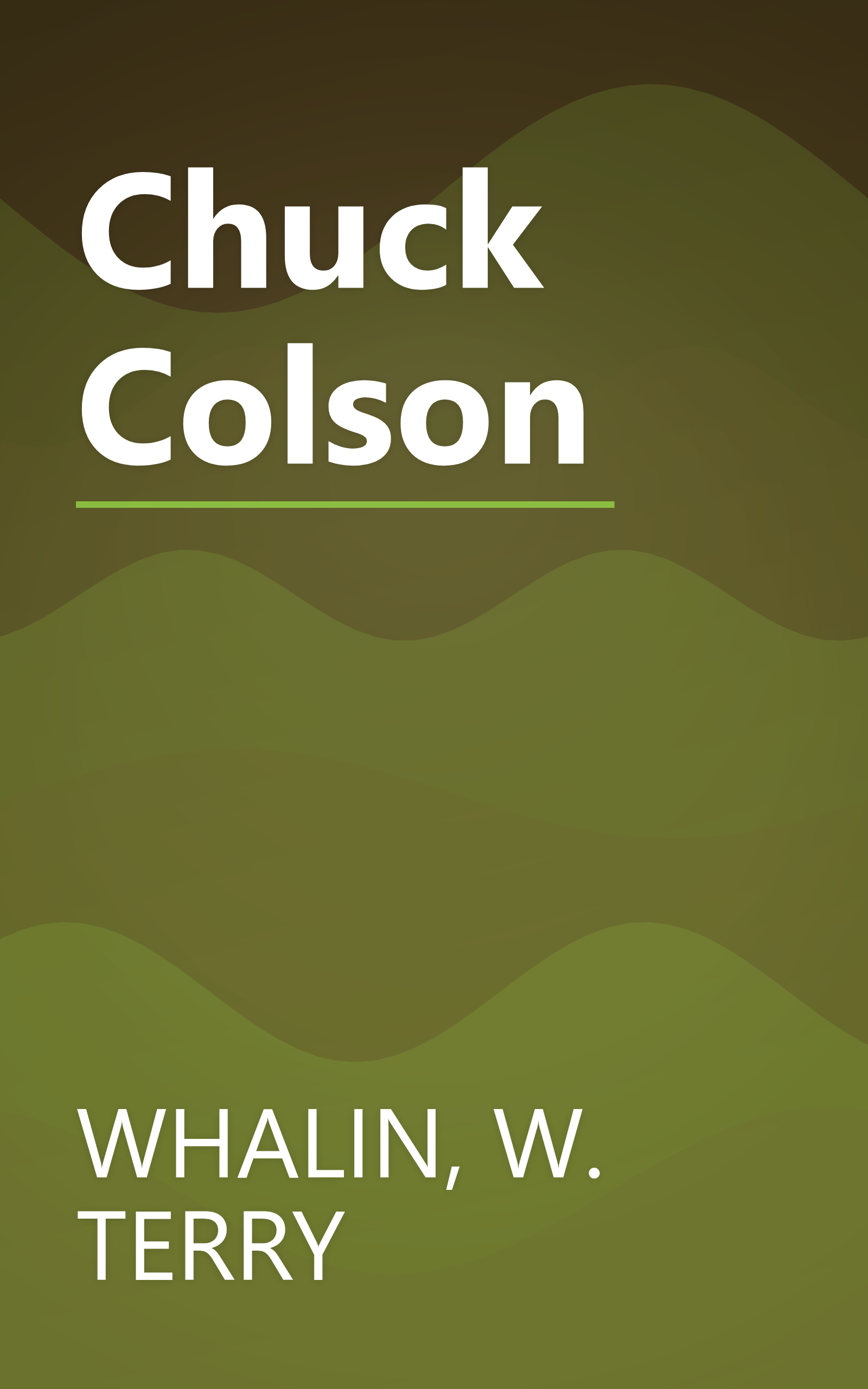 Chuck Colson book cover