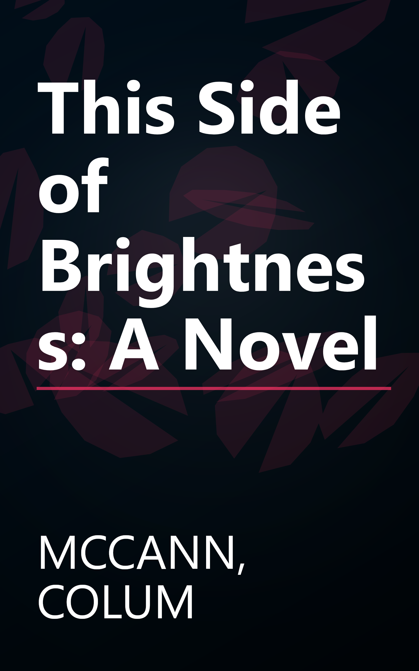 This Side of Brightness: A Novel book cover